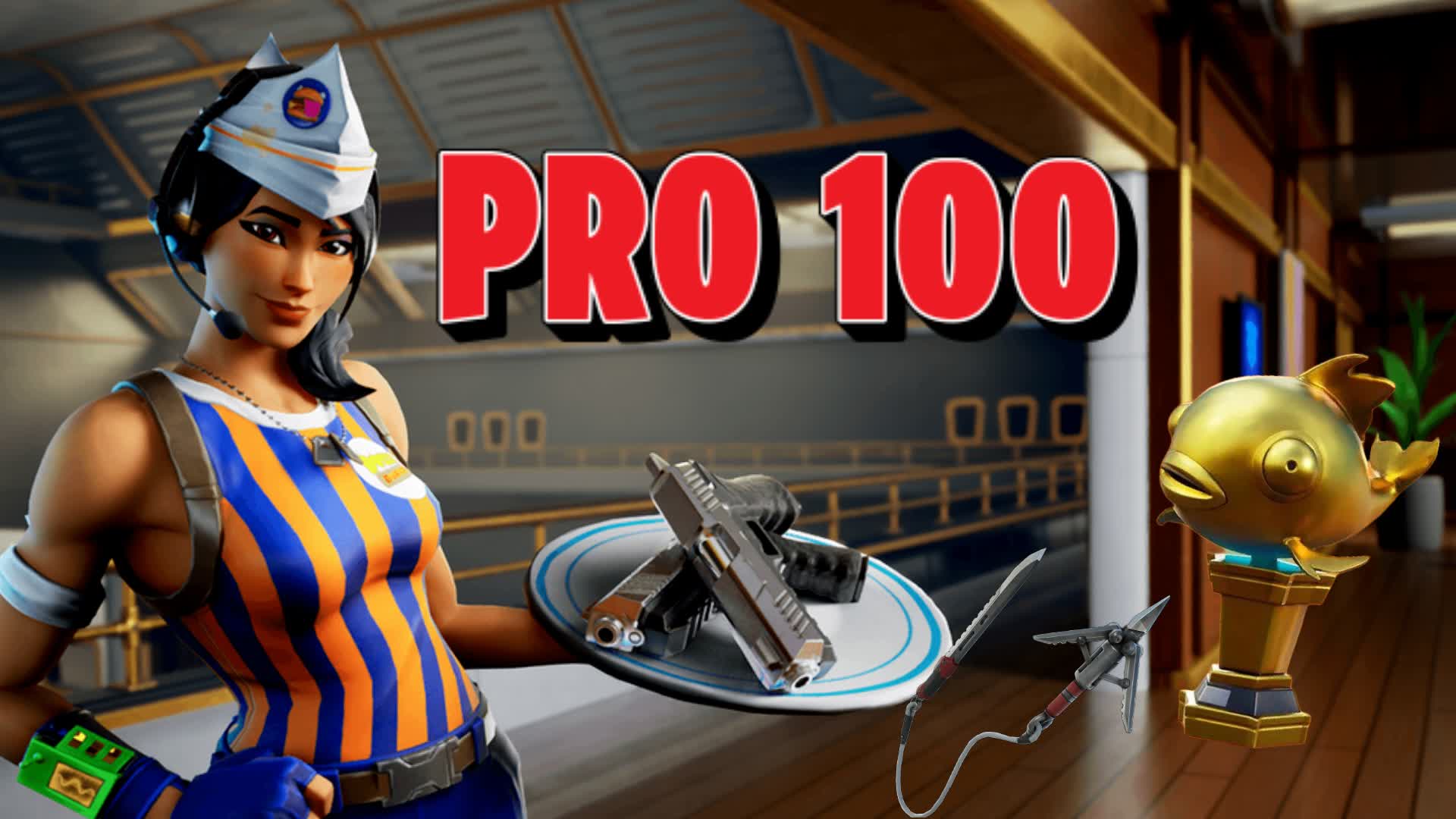 PRO 100 0523-6922-2130 by sjc - Fortnite Creative Map Code - Fortnite.GG