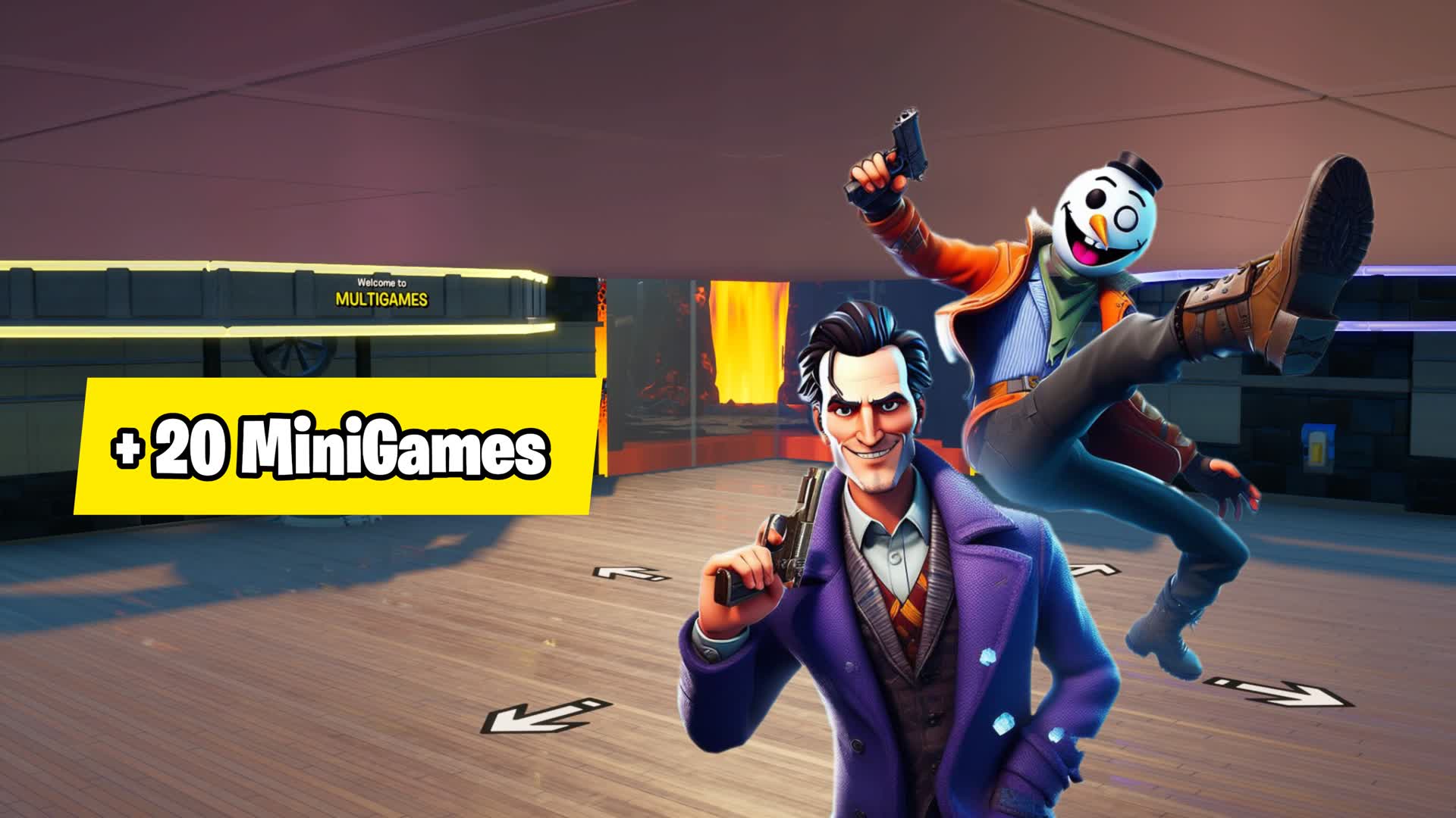 MultiGames 🎮 5524-5439-3063 by franixi - Fortnite Creative Map Code - Fortnite.GG