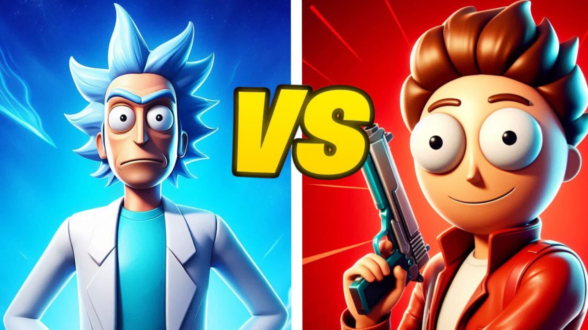 🔴RICK's VS MORTY's🔵 0232-7733-6151 by akrz - Fortnite Creative Map Code - Fortnite.GG