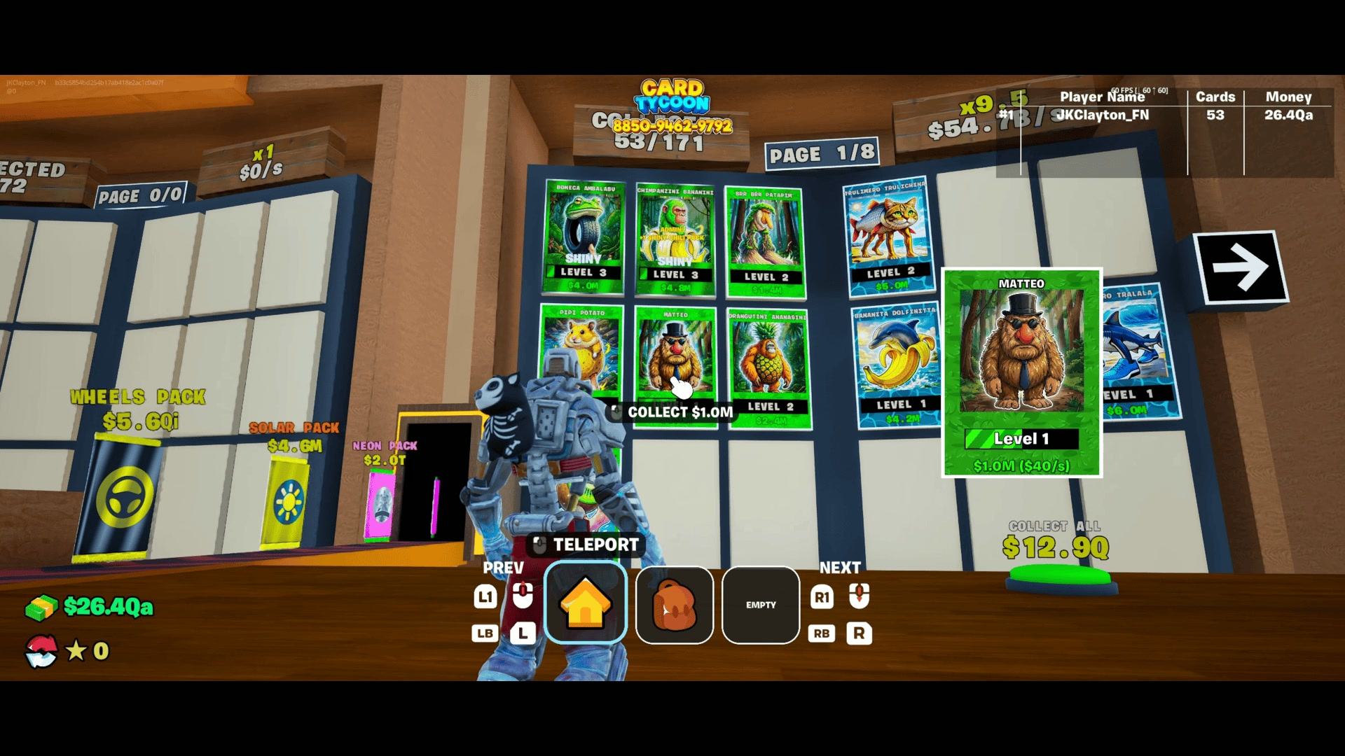 BRAINROT CARD TYCOON 8850-9462-9792 by foad - Fortnite Creative Map ...