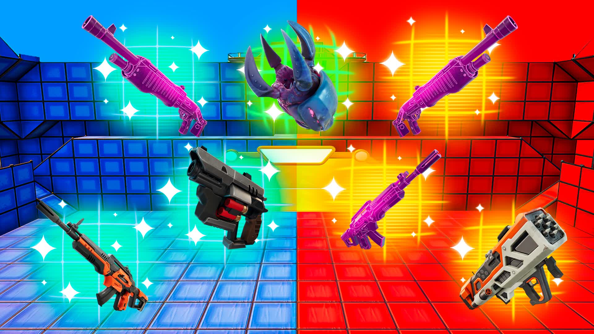 SAVAGE RED VS BLUE 🔴🔵 NEW UPDATE 6064-1974-5293 by tristar - Fortnite