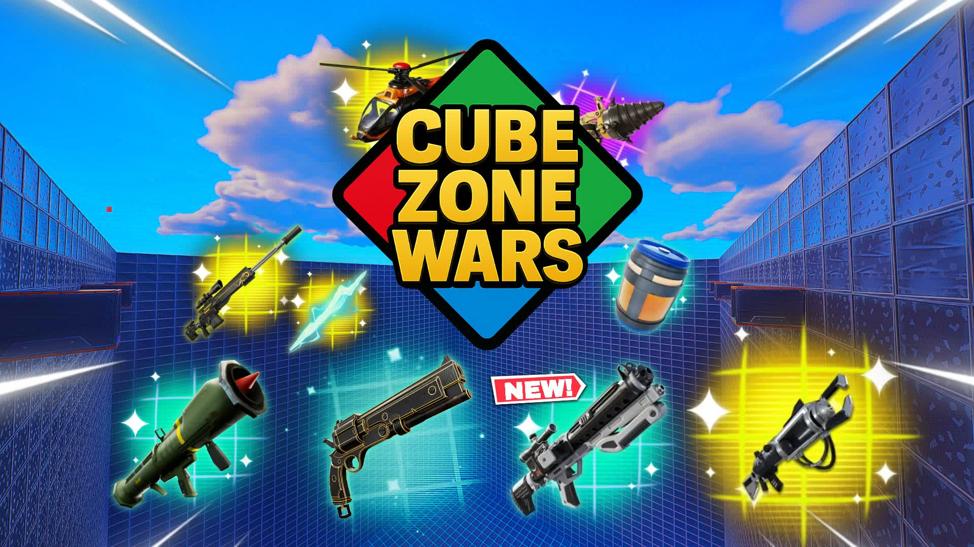 CUBE ZONE WARS (AM) 4152-4039-8987 by offwen - Fortnite Creative Map Code - Fortnite.GG