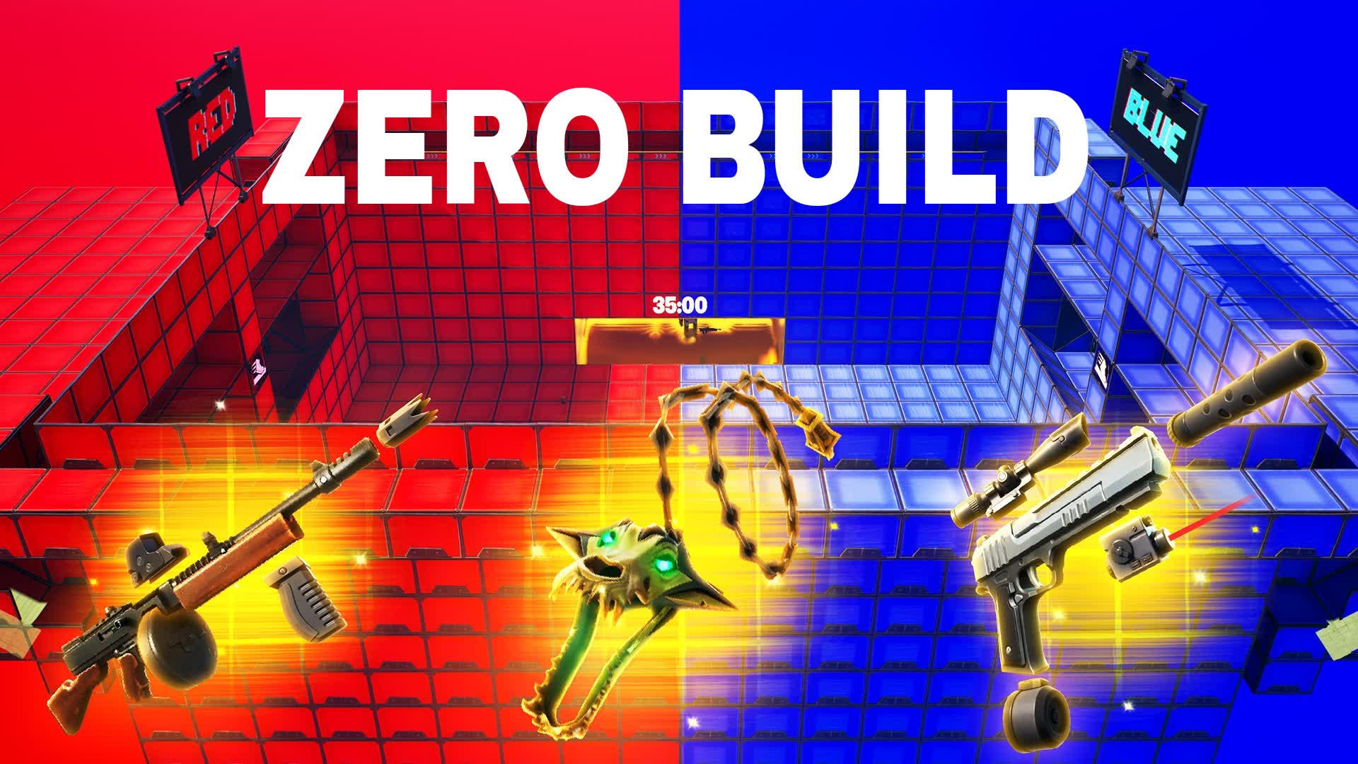 CRAZY RED VS BLUE - ZERO BUILD 0973-3230-1290 by nedjmo - Fortnite ...