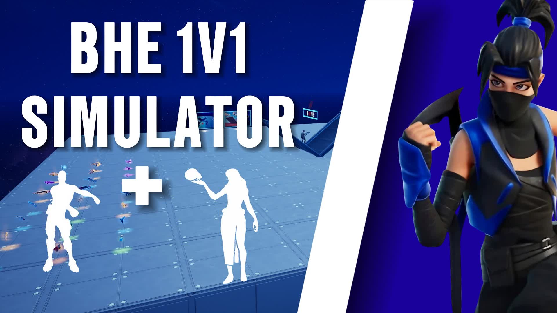BHE 1v1 SIMULATOR 7341-8422-3112 by dam12v - Fortnite Creative Map Code - Fortnite.GG