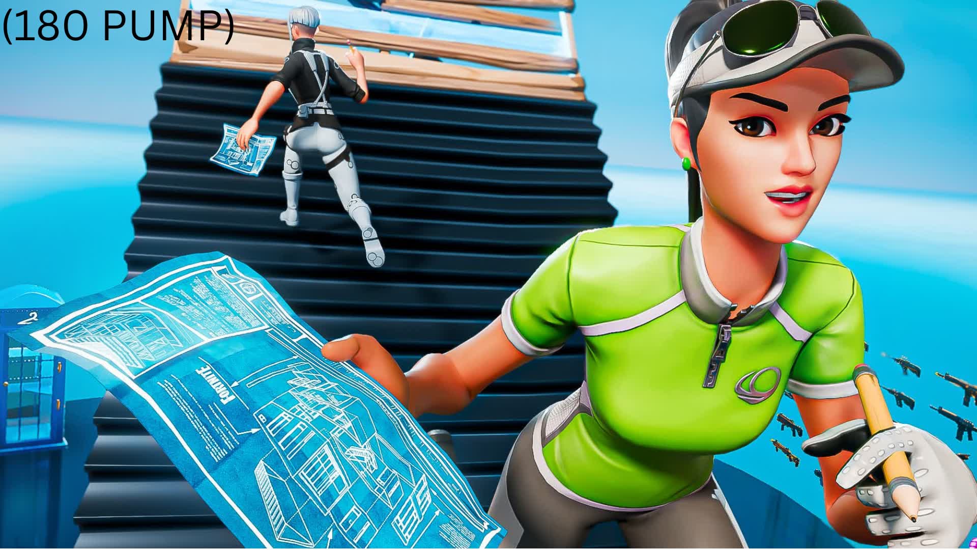 bachkorn tarafından üretilen 1v1 BUILDFIGHTS (180 HP) 5763-2805-3703 ...