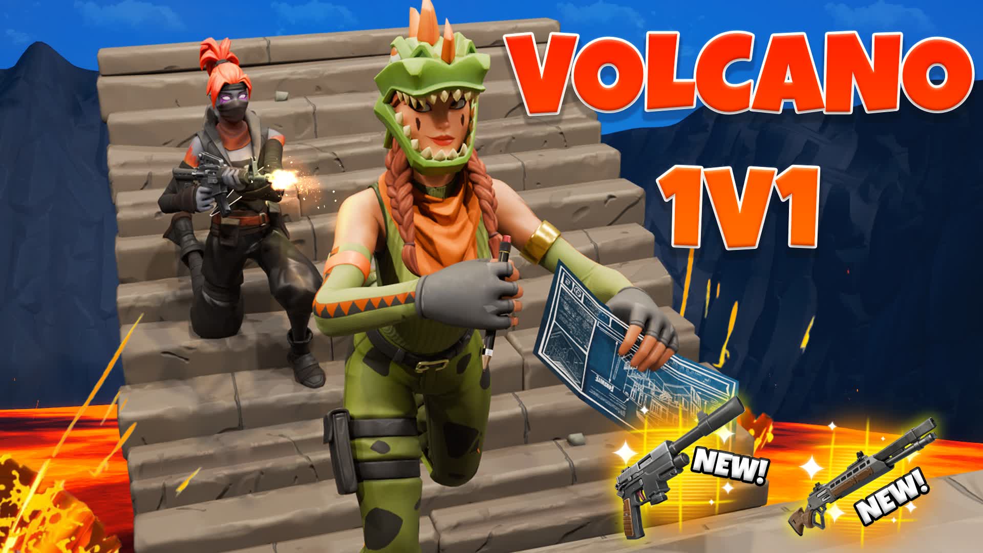 Volcano 1v1 🌋 BUILD FIGHTS 📝 6485-6883-4103 by fumart - Fortnite ...