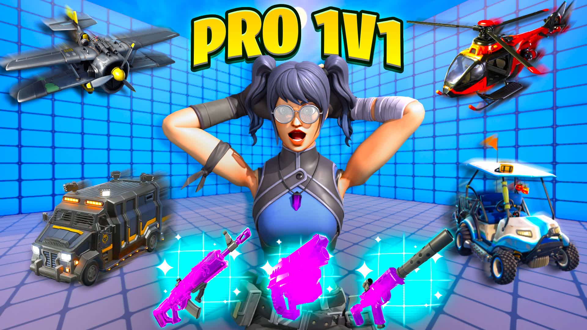 SUPER PRO 1V1 - ALL WEAPONS & VEHICLES 8975-0252-1195 by fpstudios ...