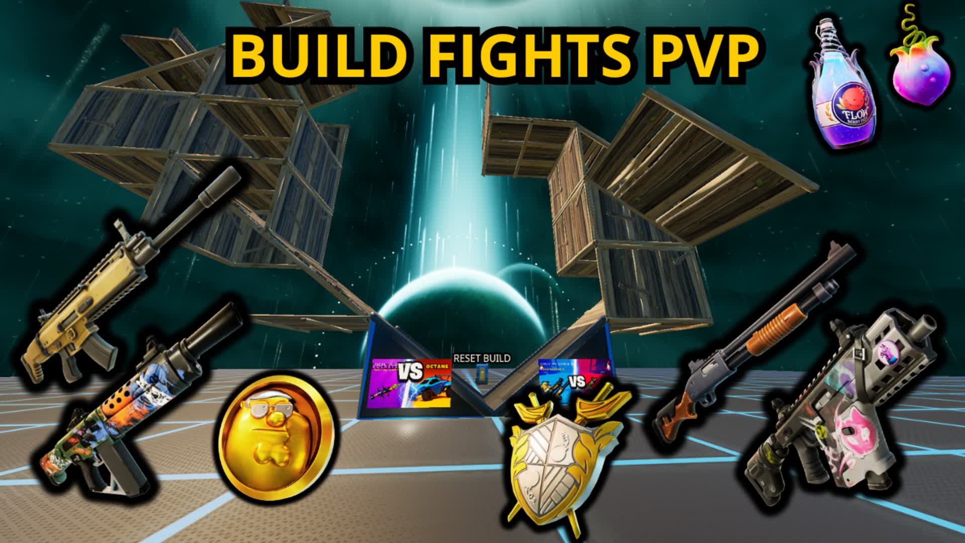 BUILD FIGHTS PVP 0264-5555-4403 by hcnqlf - Fortnite Creative Map Code - Fortnite.GG