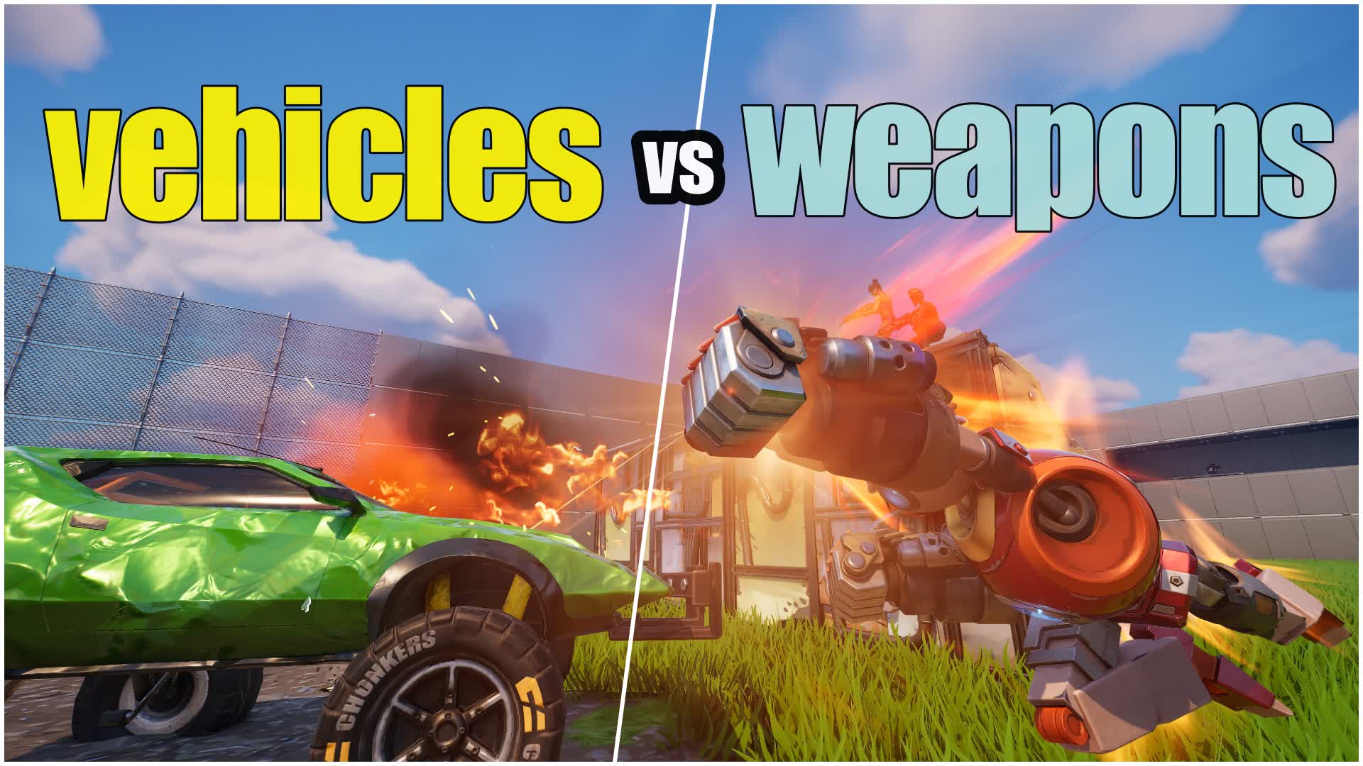 VEHICLES VS WEAPONS 0551-0870-9450 by tete_fn - Fortnite Creative Map ...