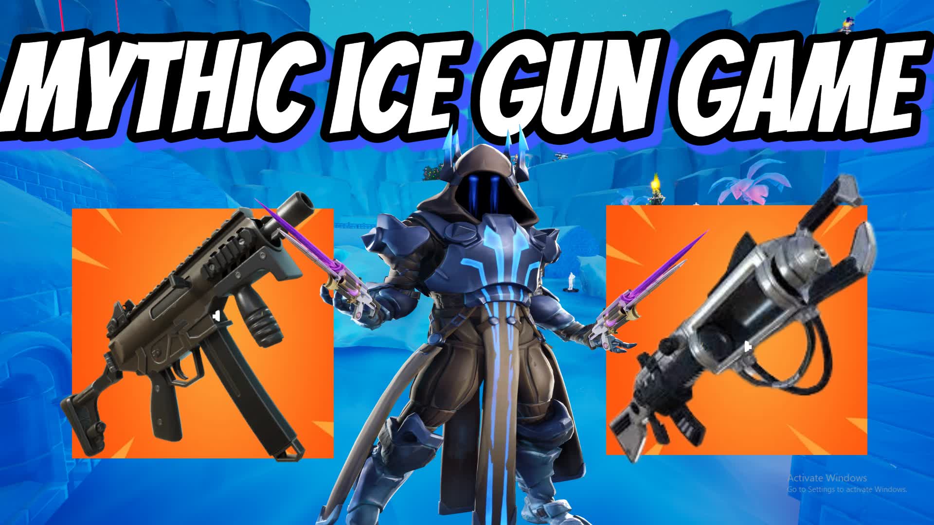 Ice Village MYTHIC gun game 9118-5674-2176 by techfnc - Fortnite