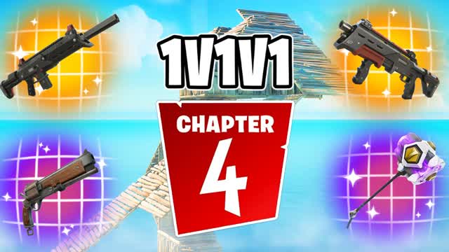 1v1v1 CHAPTER 4 PVP 1v2 2v1 1v1v1v1 Hero 6610-3142-2958 by vortexcreations - Fortnite