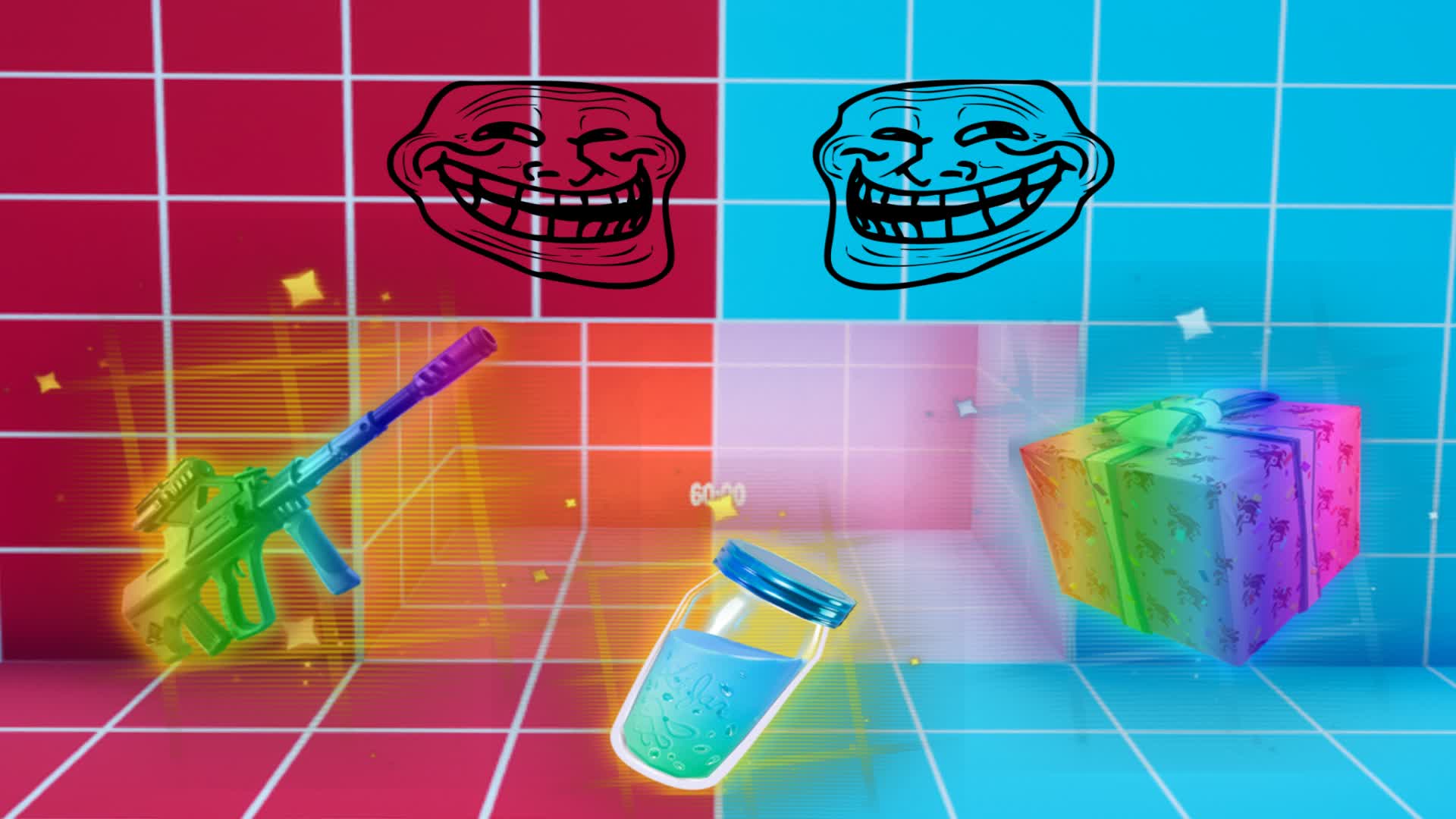 🤡TROLL🔴RED vs 🔵BLUE💥 4395-8148-5833 by kasperjkee - Fortnite Creative ...