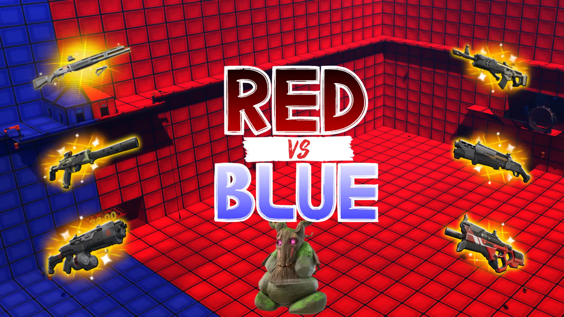 CRAZY RED VS BLUE 🔴🔵 7355-6514-0759 by artysk - Fortnite Creative Map ...