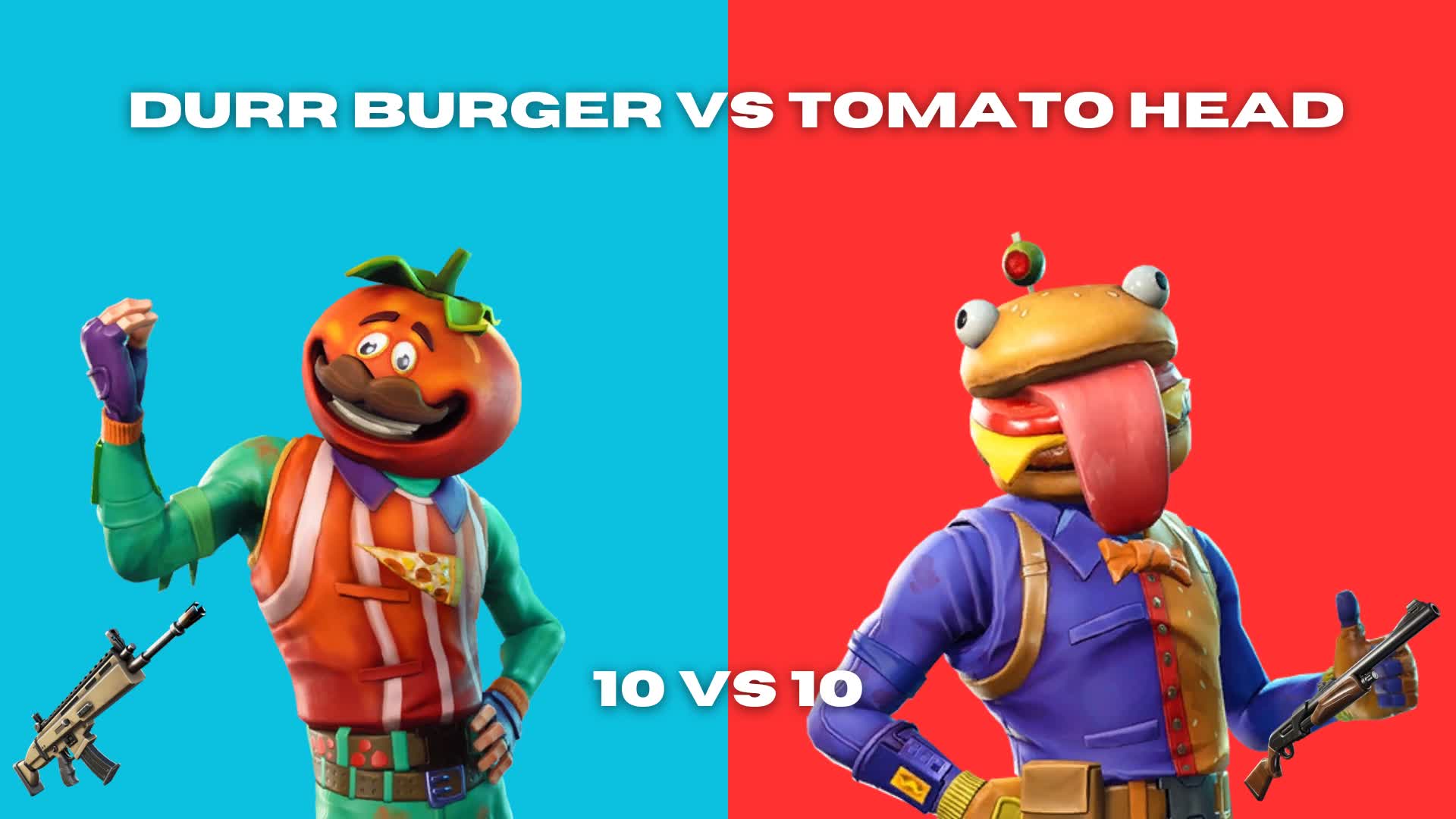 DURR BURGER VS TOMATO HEAD 🍔🍕🔫 6144-4141-7897 by thegavinator_yt ...