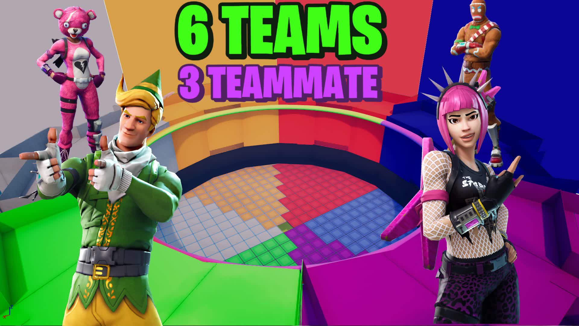 OMG 🔫 MULTI TEAM ARENA 3957-2701-1407 من ابتكار flodibye - Fortnite