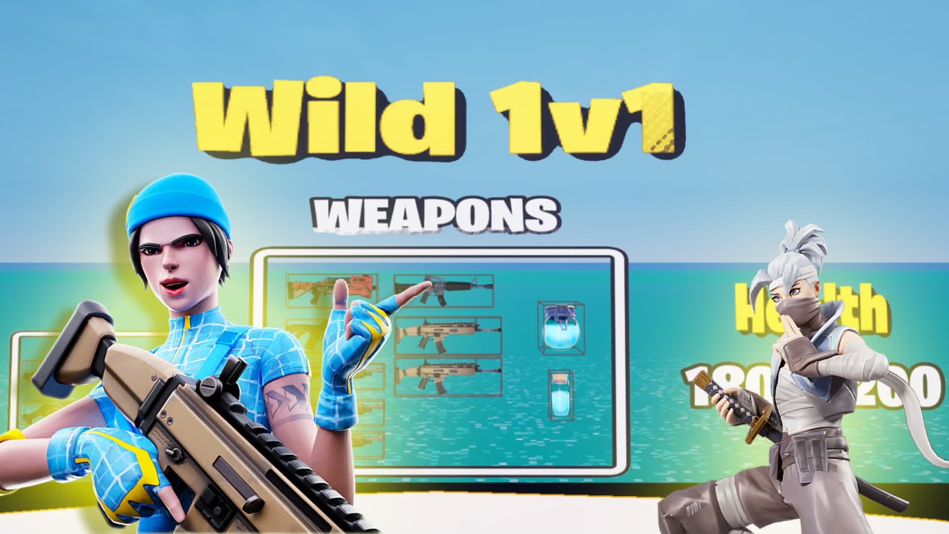 WILD! 1v1 BUILD FIGHTS! [0.2] 8147-2393-0988 by trion - Fortnite Creative Map Code - Fortnite.GG