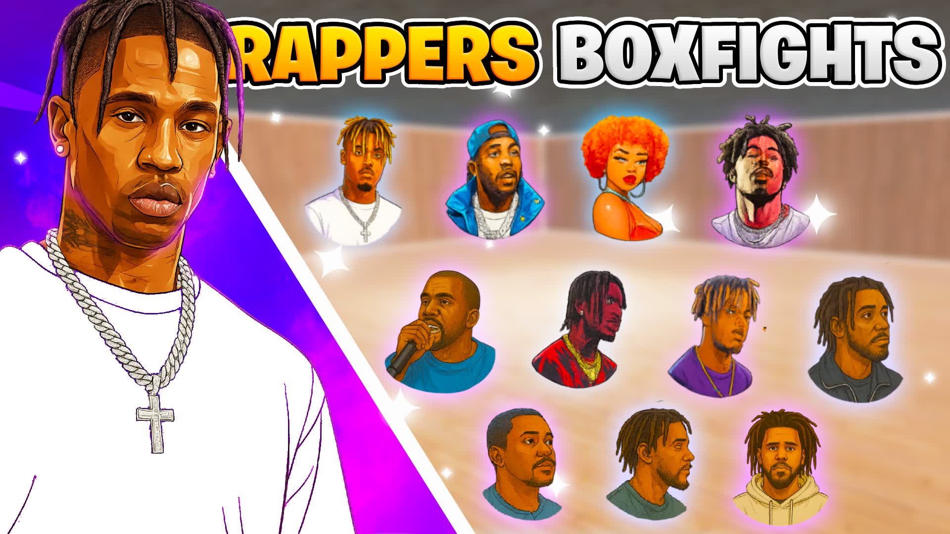 RAPPERS BOX PVP 📦 0147-5126-9926 by mojma1 - Fortnite