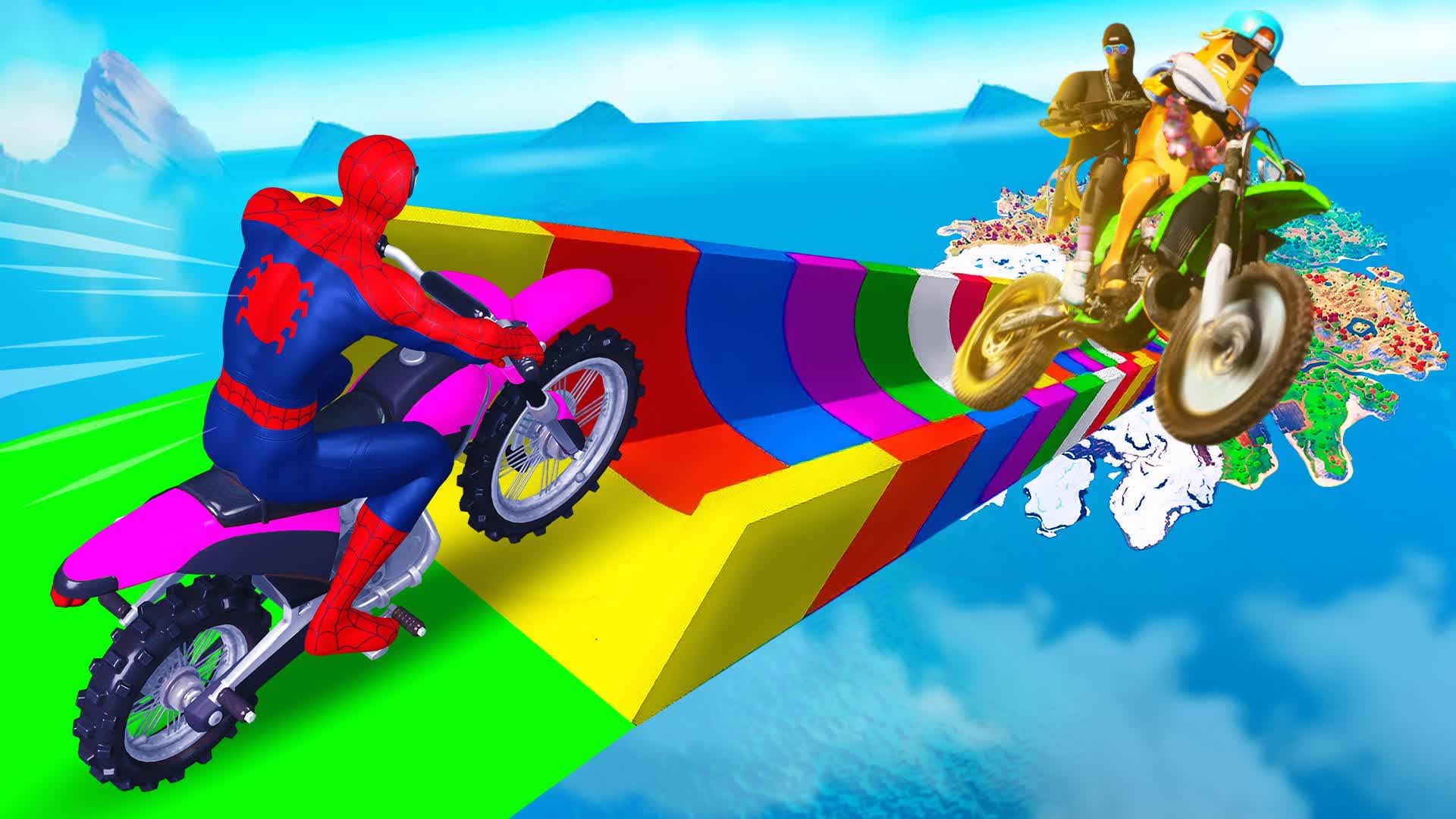 Juega BIG RAMP BATTLE * SUPER VHEICLES | Fortnite Zone