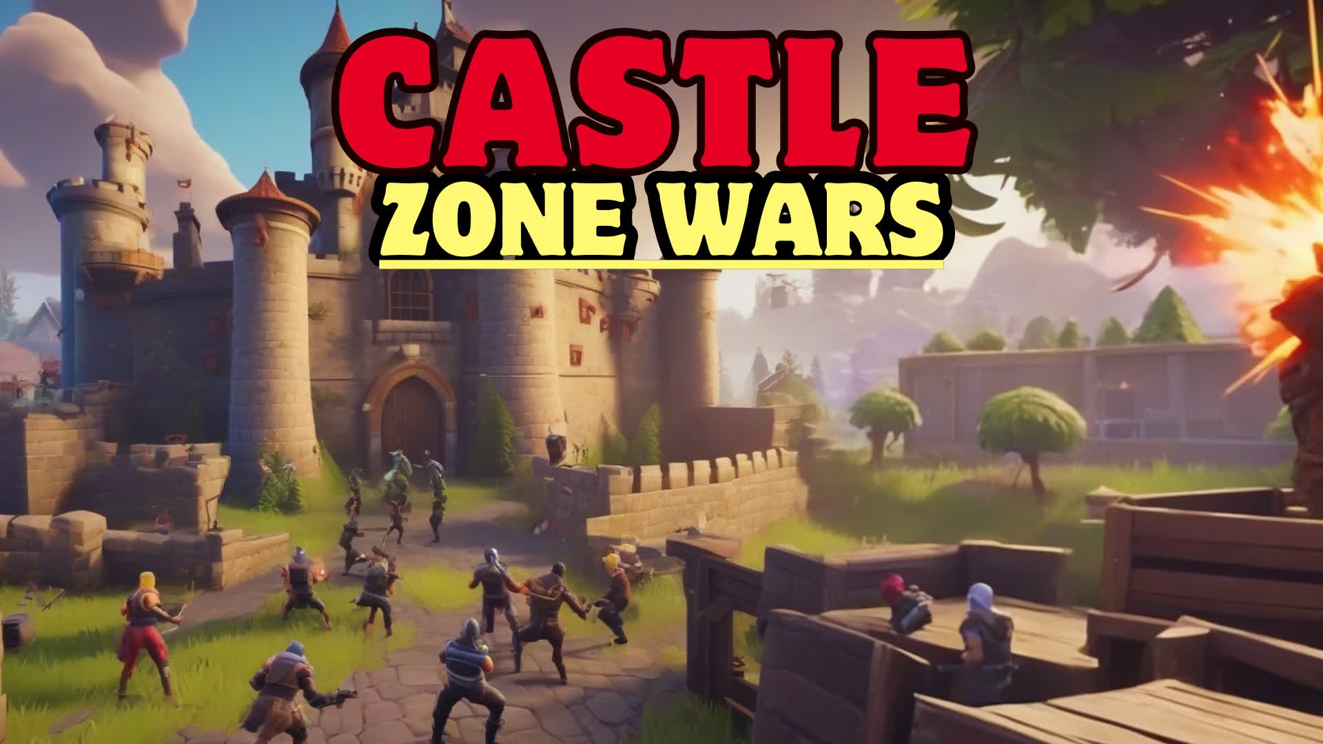 Castle Zone Wars 6760-1289-3059 by mattratt - Fortnite Creative Map ...