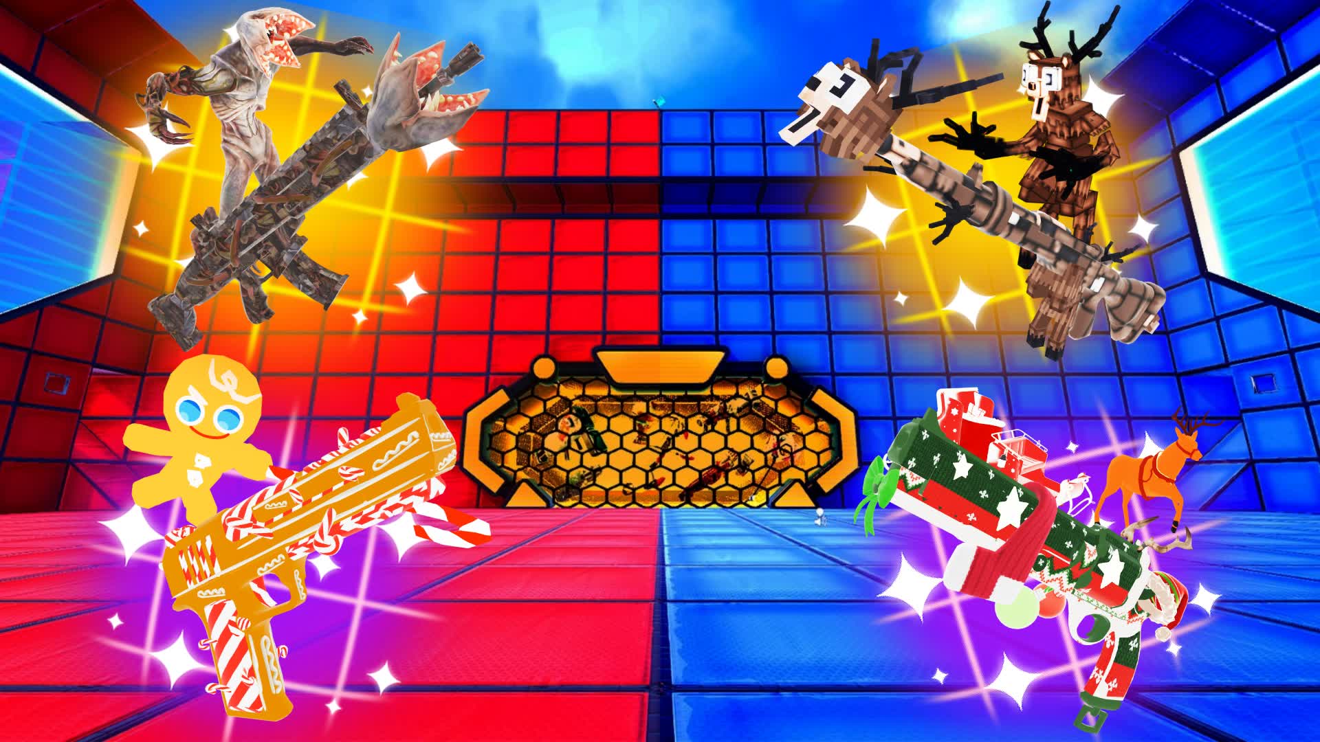 RED VS BLUE 🔴🔵 (CUSTOM GUNS) 1800-4948-1281 by awesomecreator ...