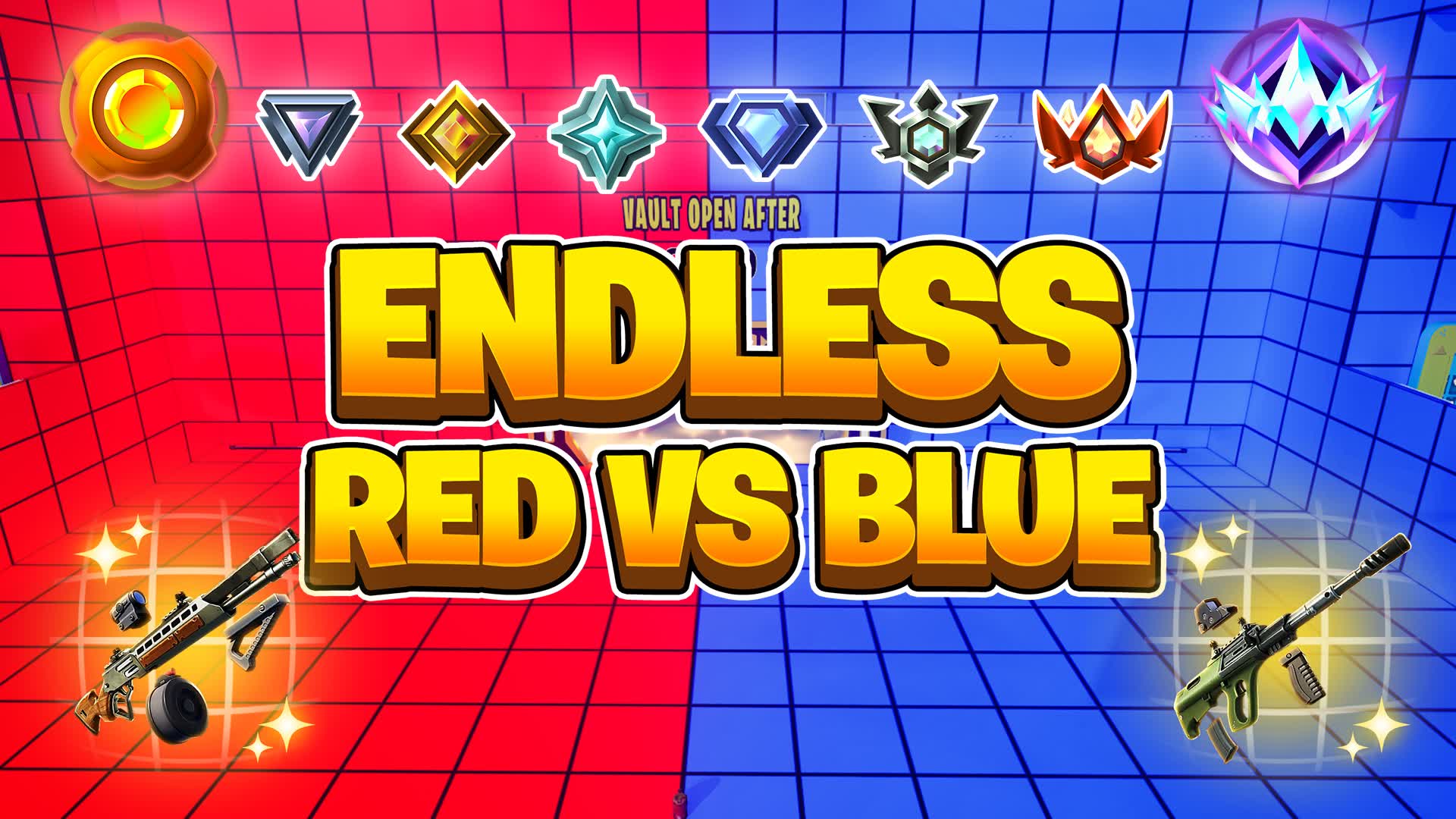 ENDLESS RED VS BLUE 🔴🔵 8315-6566-7539 by dbs - Fortnite Creative Map ...
