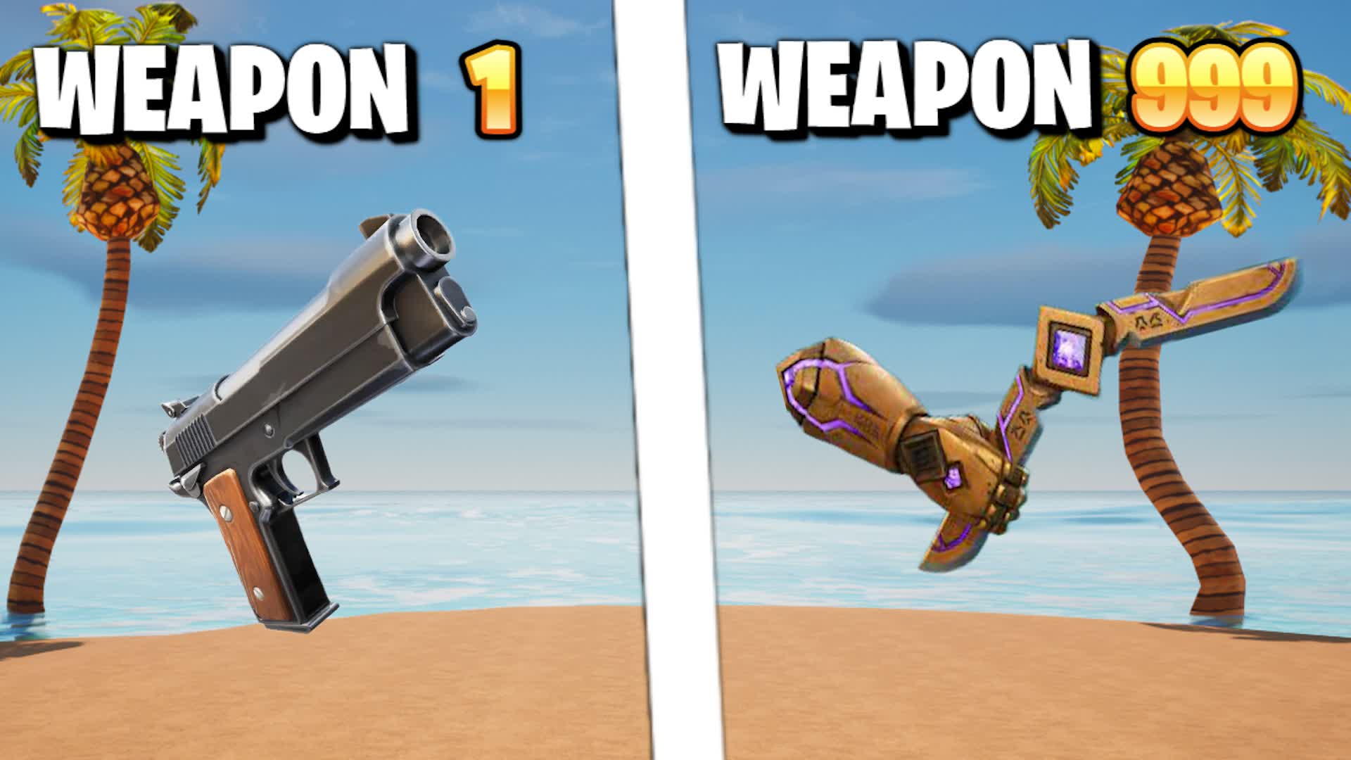 🏖️BEACH GUN GAME🌞 ONE SHOT🔫 9860-8625-9604 by mikeymouse - Fortnite ...
