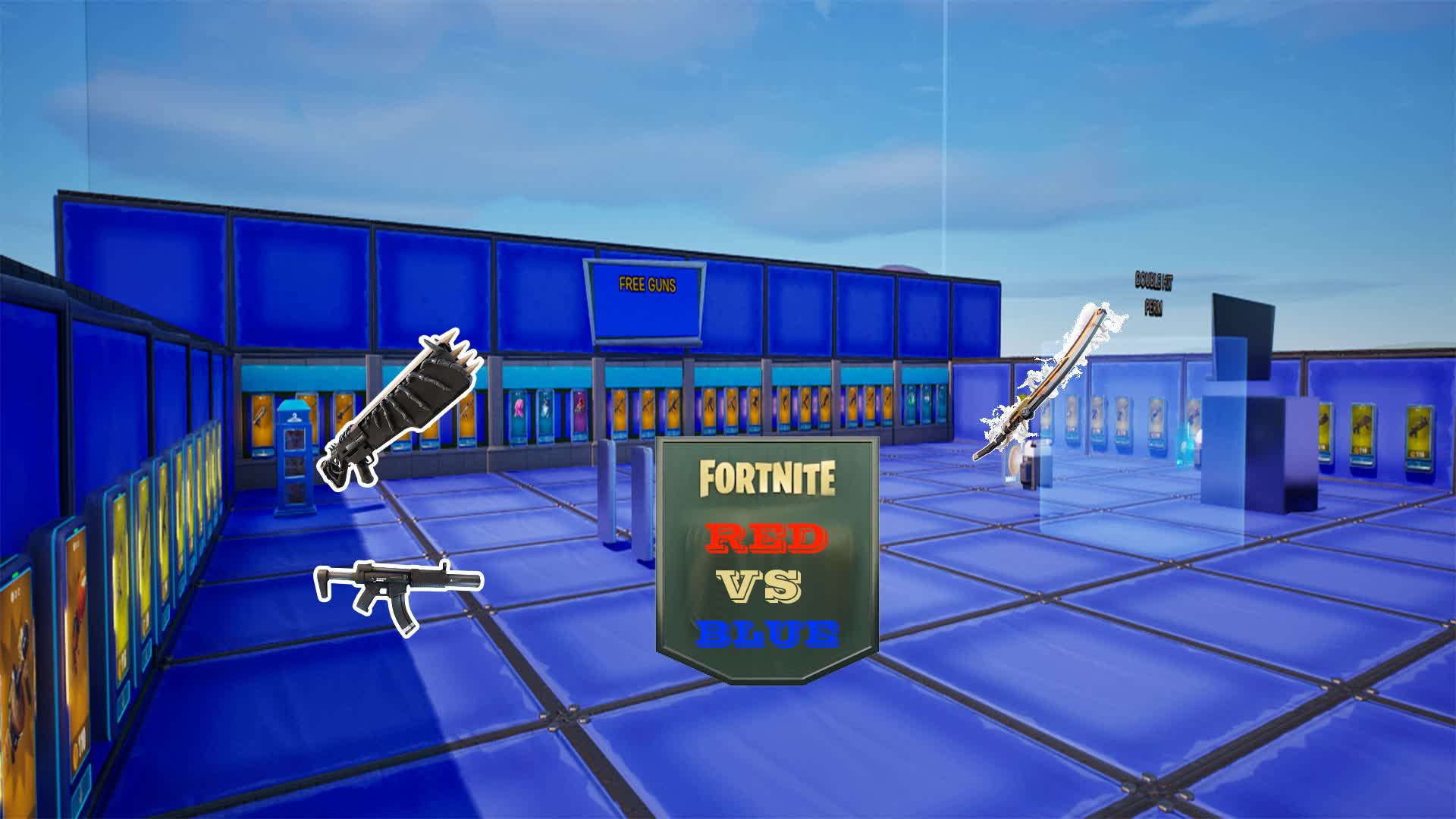 CH1 RED VS BLUE 6148-8031-6859 by scorprolls - Fortnite Creative Map Code - Fortnite.GG