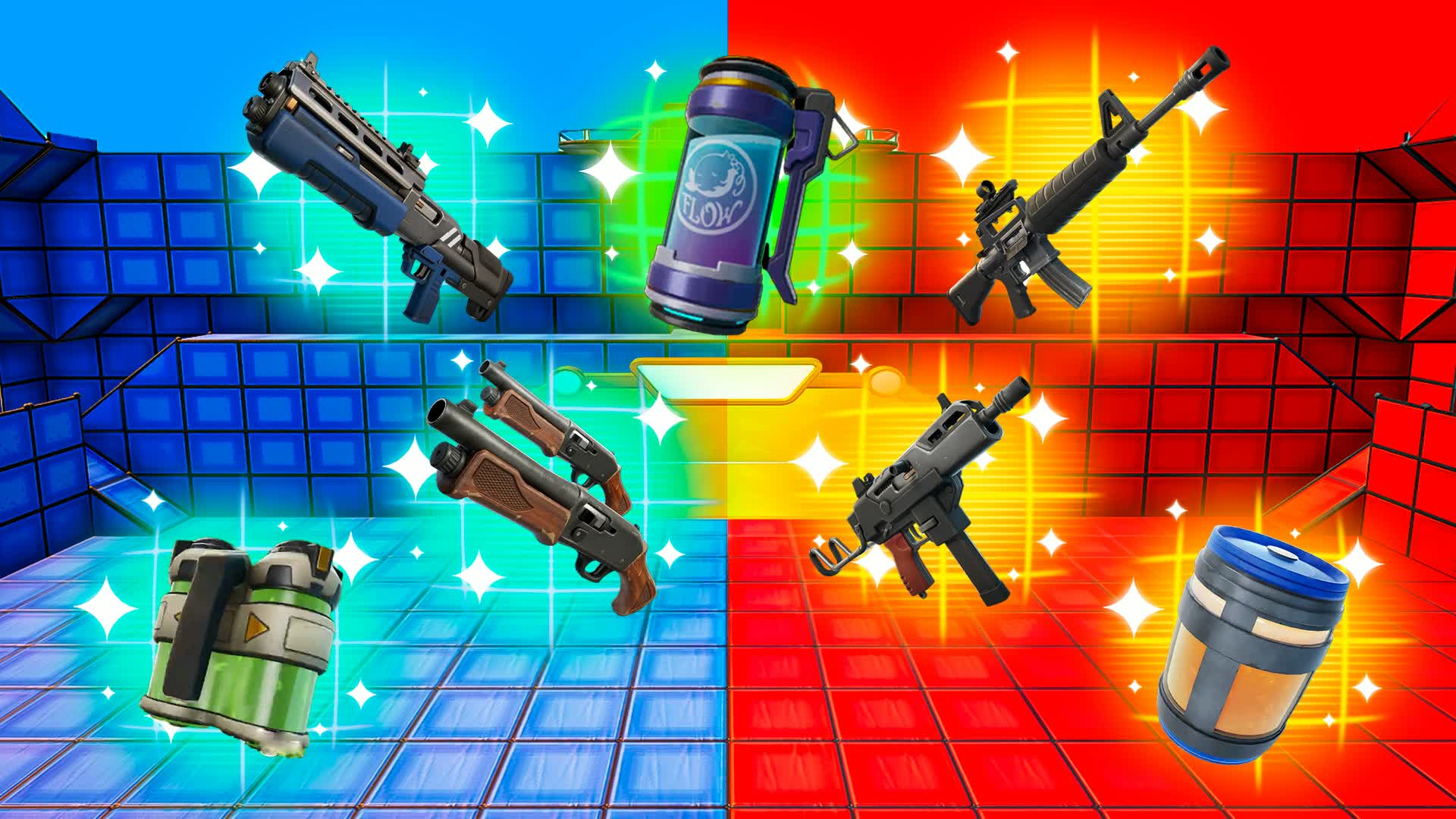 67 CRAZY RED VS BLUE 🔴🔵 UPDATED 2357-8622-1492 by tristar - Fortnite ...