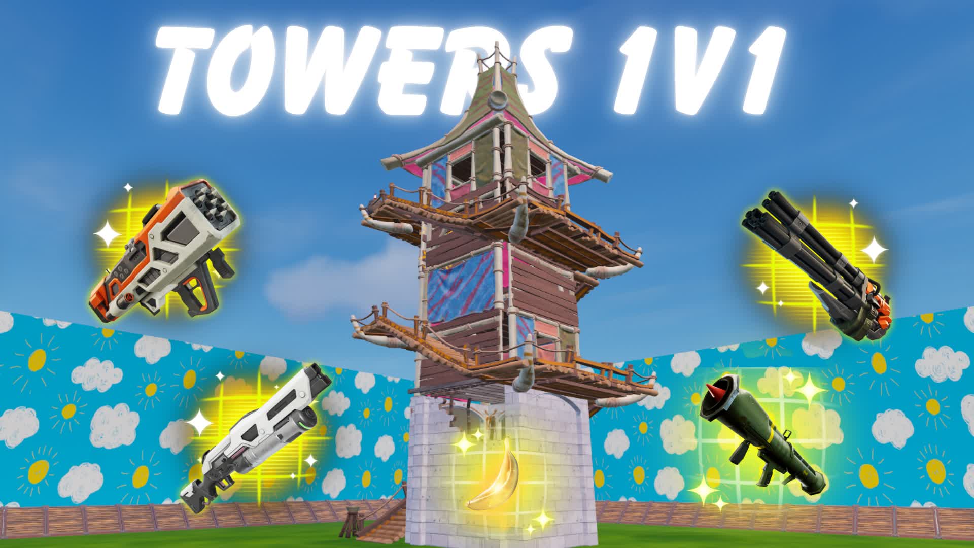 TOWERS 1V1 WITH EVERY GUN 5618-6220-8445 by deadshot_x - Fortnite ...