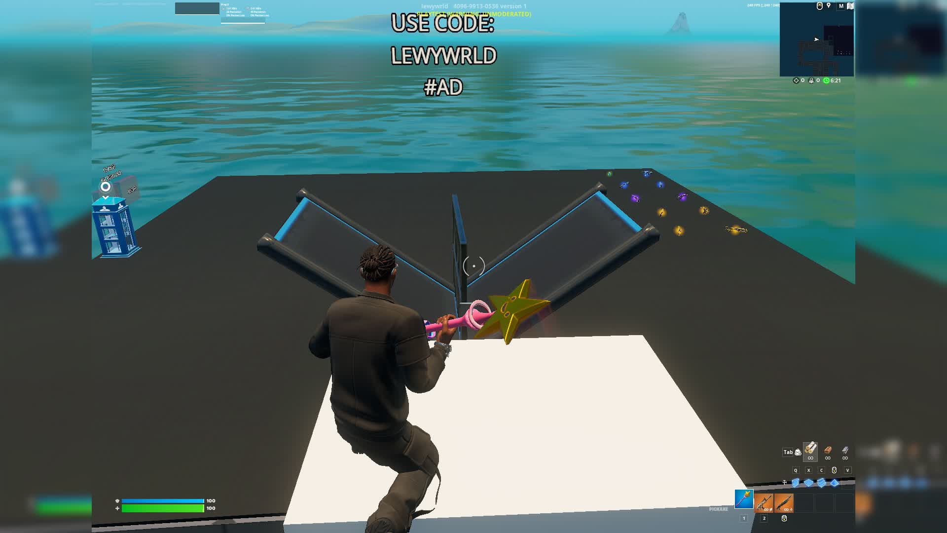 Lewy's 1v1 No Delay! (MAX FPS) (NO LAG) 9106-6510-3636 by lewywrld - Fortnite Creative Map Code ...