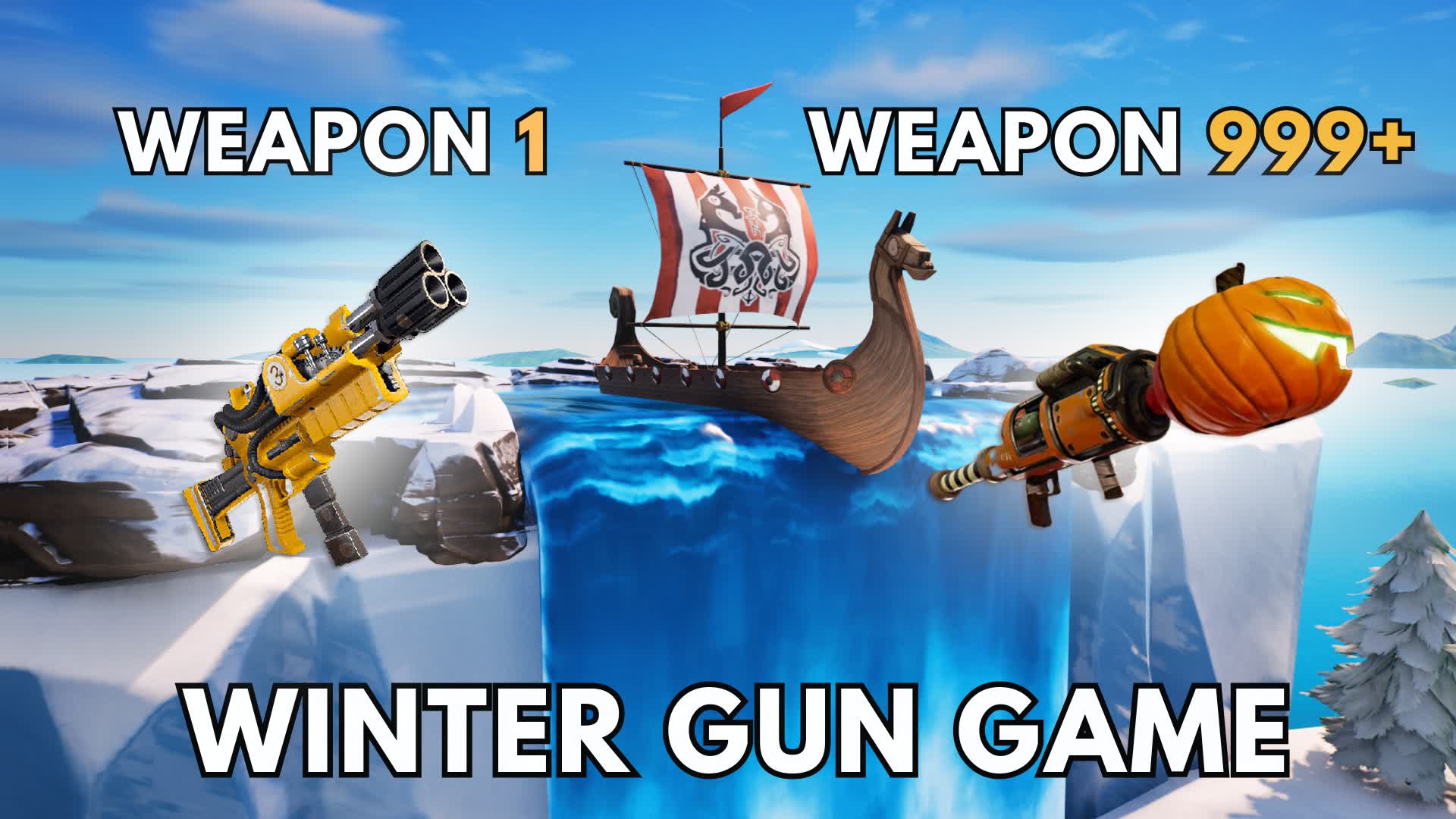 ️ WINTER GUN GAME ☃️ ONE SHOOT 8994-0607-0945 by asmo - Fortnite ...