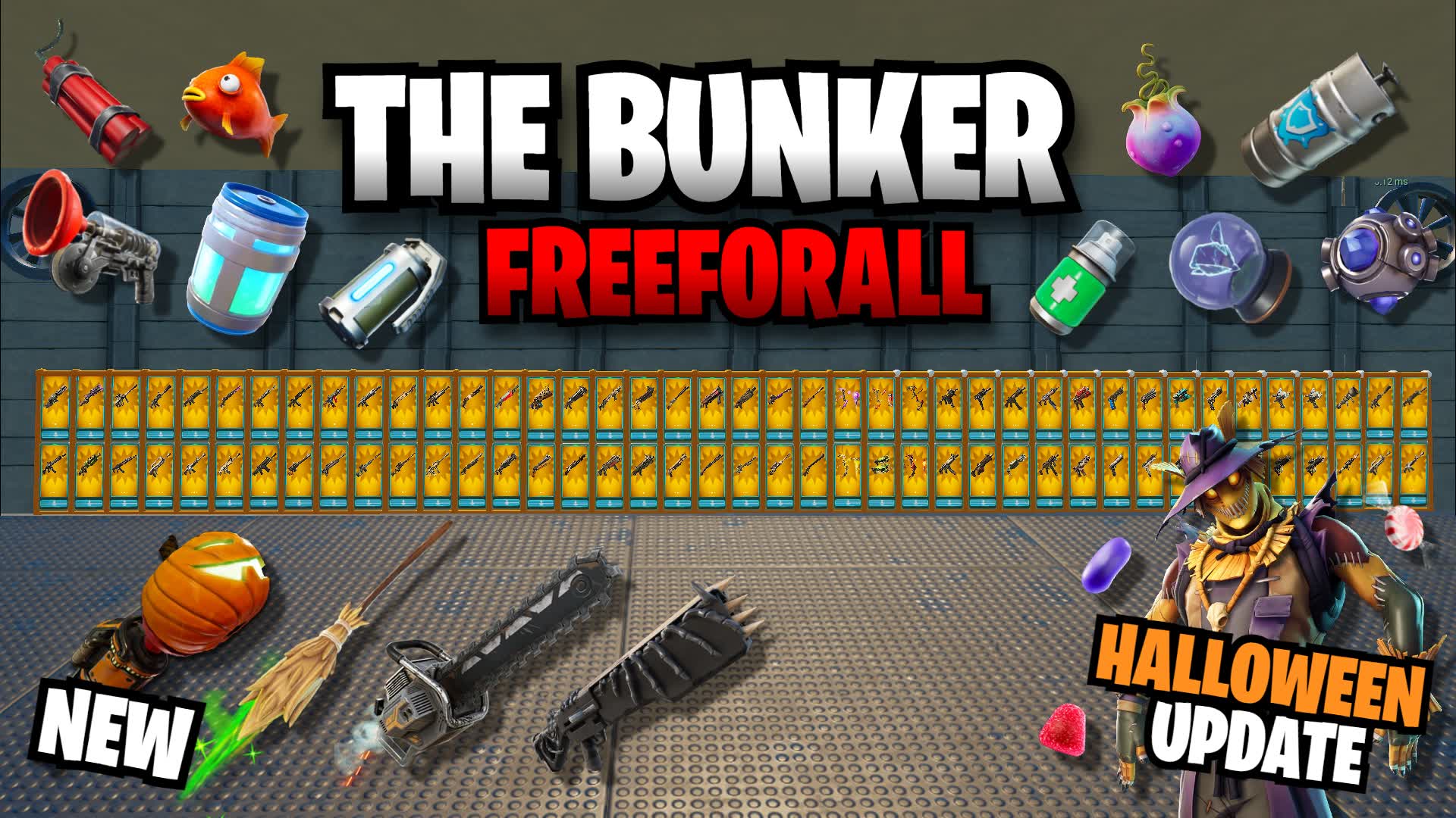 The Bunker FreeForAll 9112-5079-1504 by starrex - Fortnite Creative Map ...