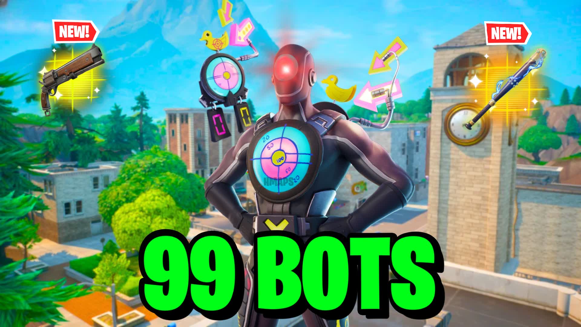 99 BOTS UNC 0651-0771-0030 by worldwide - Fortnite Creative Map Code ...