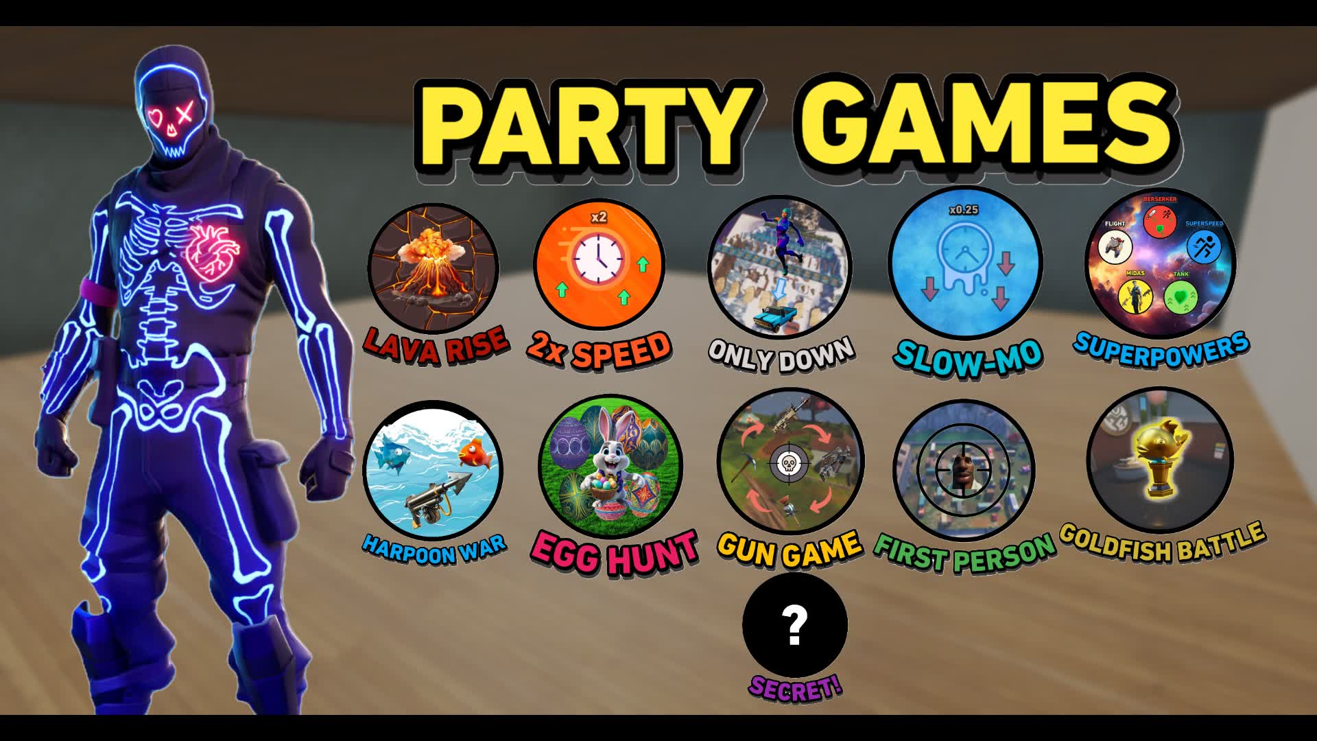 Party Games 5021-9040-0406 by navgaming10 - Fortnite Creative Map Code - Fortnite.GG