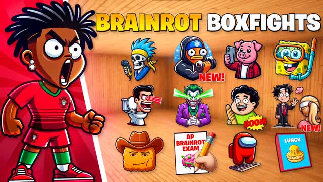 🧠 Brainrot Boxfights 📦 0731-3350-0988 by rockygift2 - Fortnite