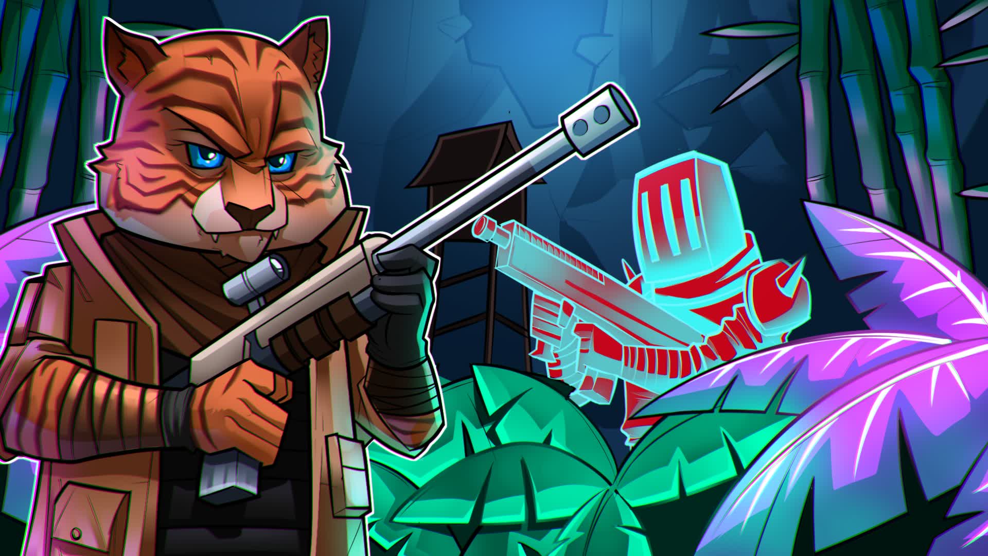 🎯THERMAL DMR 🐯 NIGHT JUNGLE 7065-2664-2527 by getshot - Fortnite ...