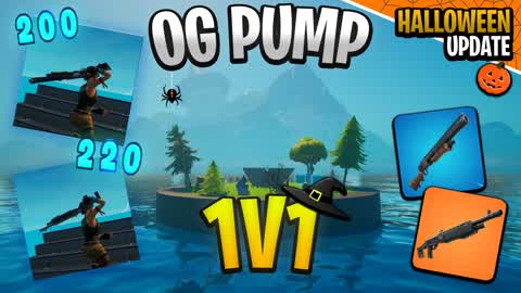 👻OG Pump 1v1 (200 PUMPS)🎃 1860-3015-3900 by tne_altitude - Fortnite Creative Map Code - Fortnite.GG