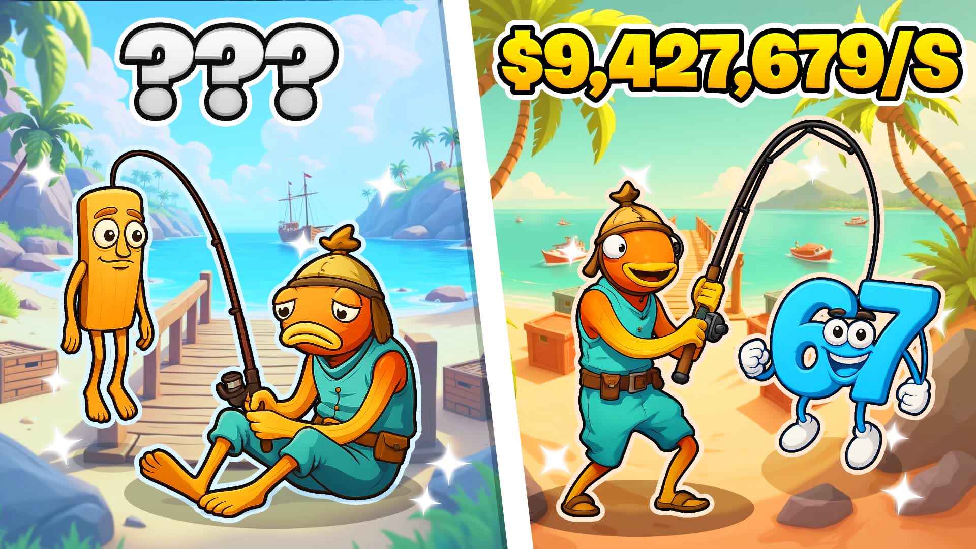 FISH THE BRAINROT 1842-5149-8150 by einsteinfnc - Fortnite