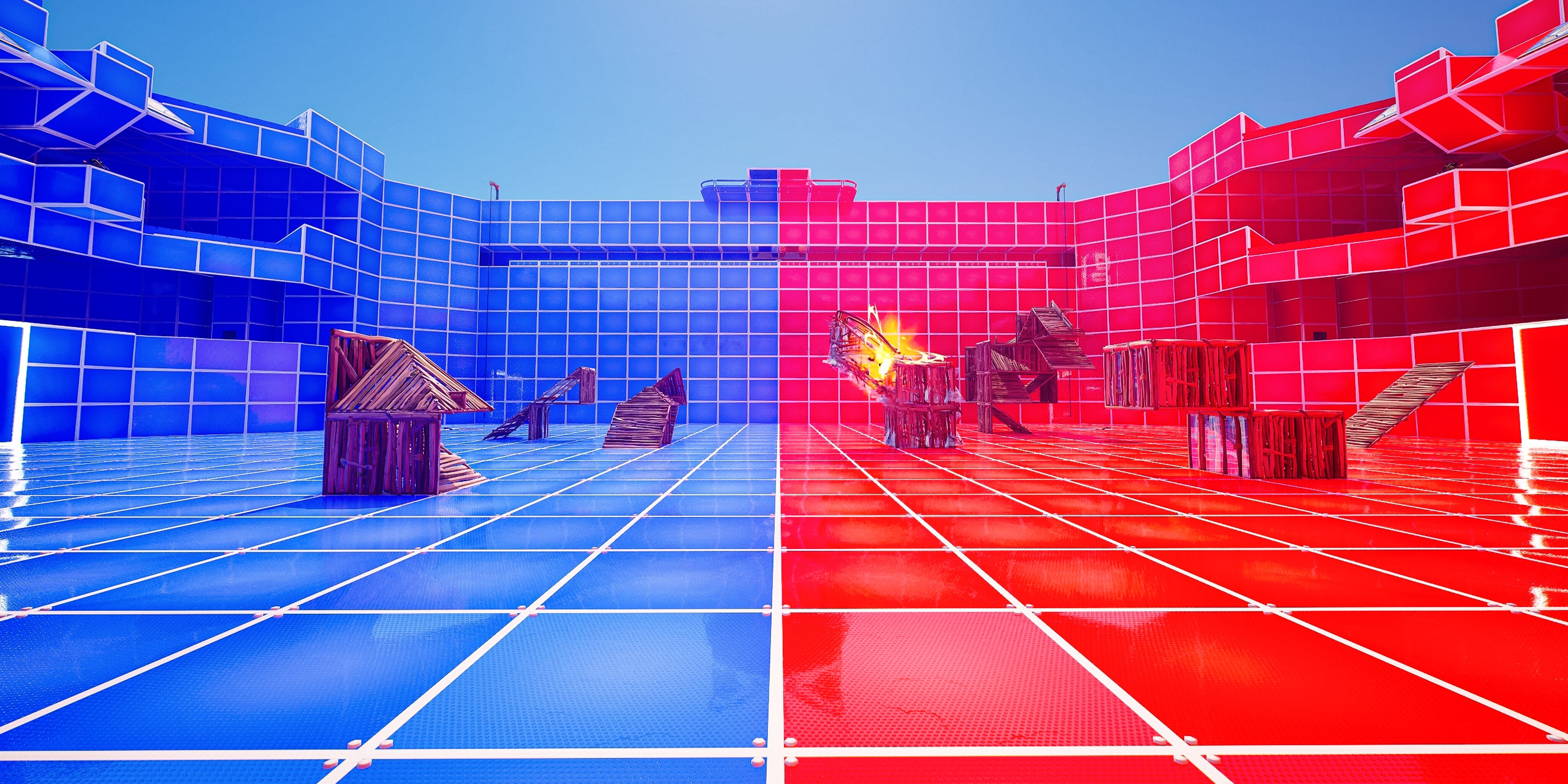 HERO POWERS RED VS BLUE 🔴🔵 8711-1933-3281 by 1v1v1-goated-ffa - Fortnite Creative Map Code ...