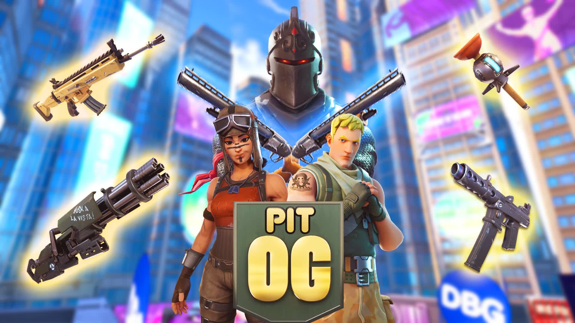 Juega OG PIT FFA - All OG Weapons DBG - 8794-8100-8120 | Fortnite Zone