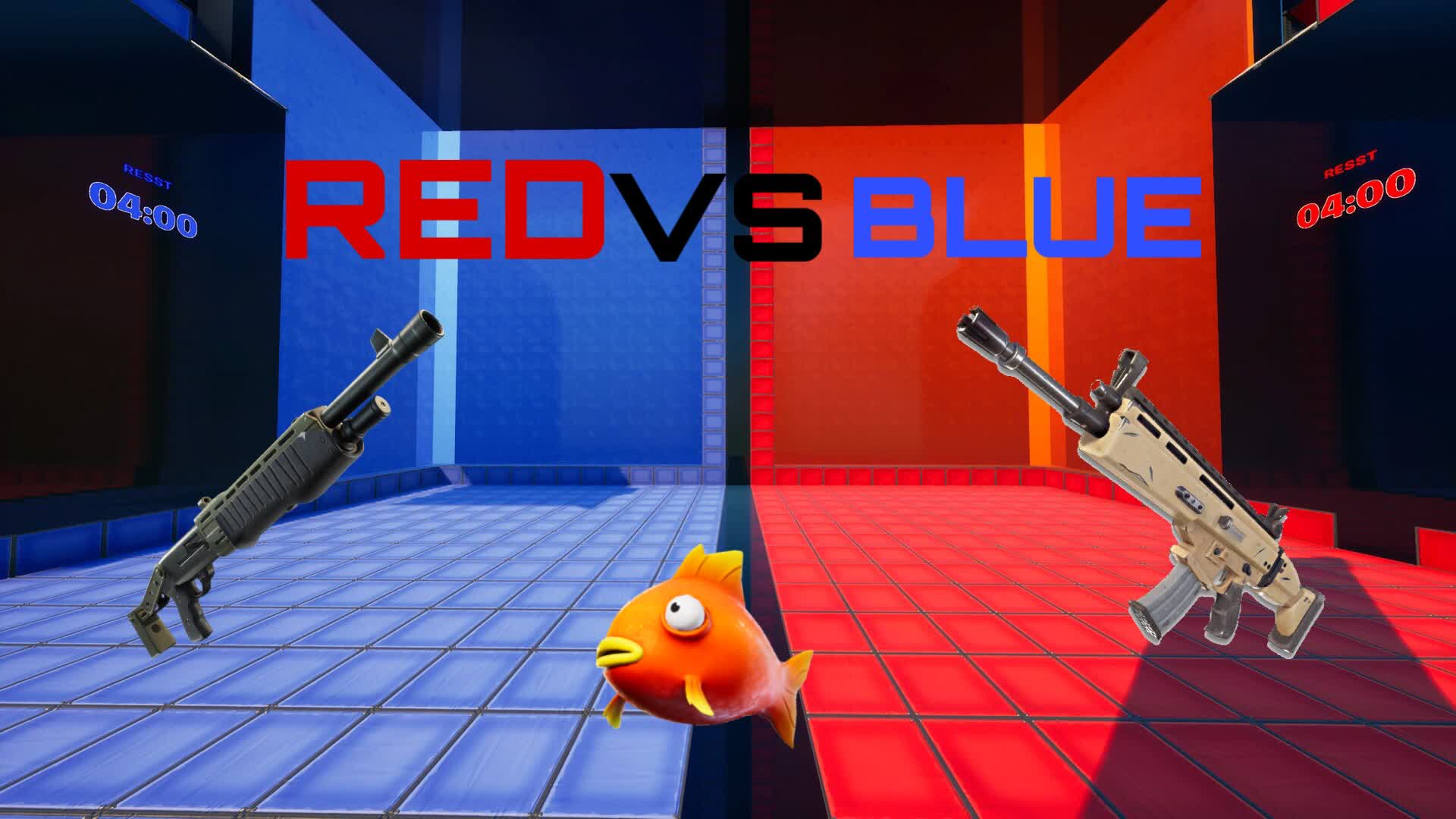 🔴أحمر قوي ضد أزرق🔵 RED VS BLUE 7630-2151-1180 by bolga - Fortnite ...