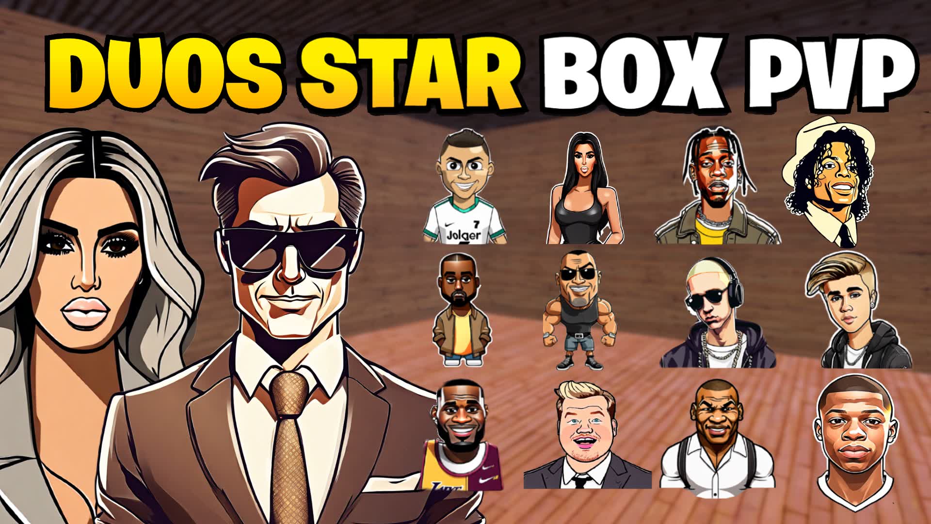 ⭐DUOS STAR BOX PVP📦 2862-0298-4209 by pulz - Fortnite Creative Map Code - Fortnite.GG