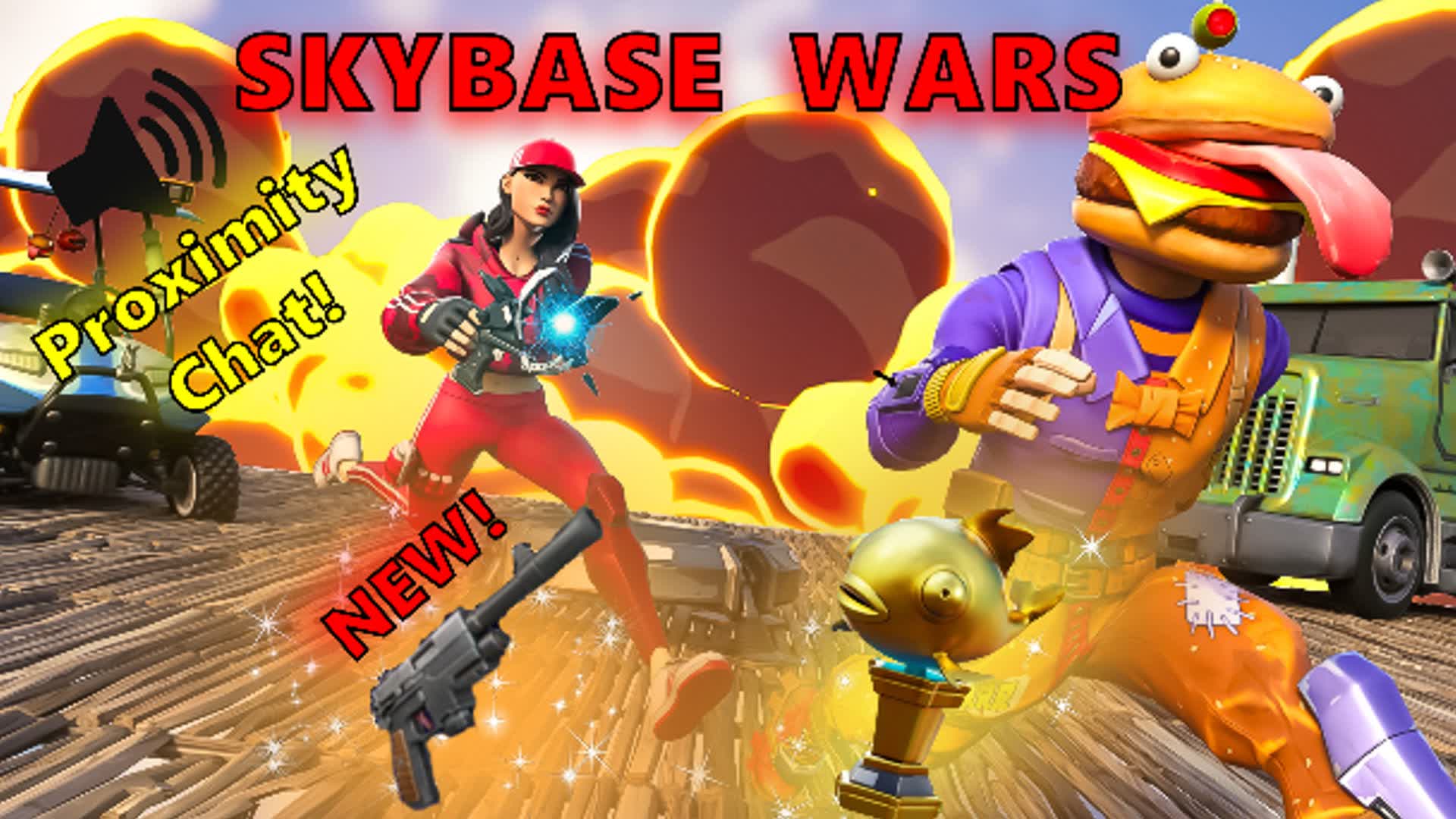 Skybase Wars☁️ 0017-5551-5651 by manmaps - Fortnite Creative Map Code - Fortnite.GG