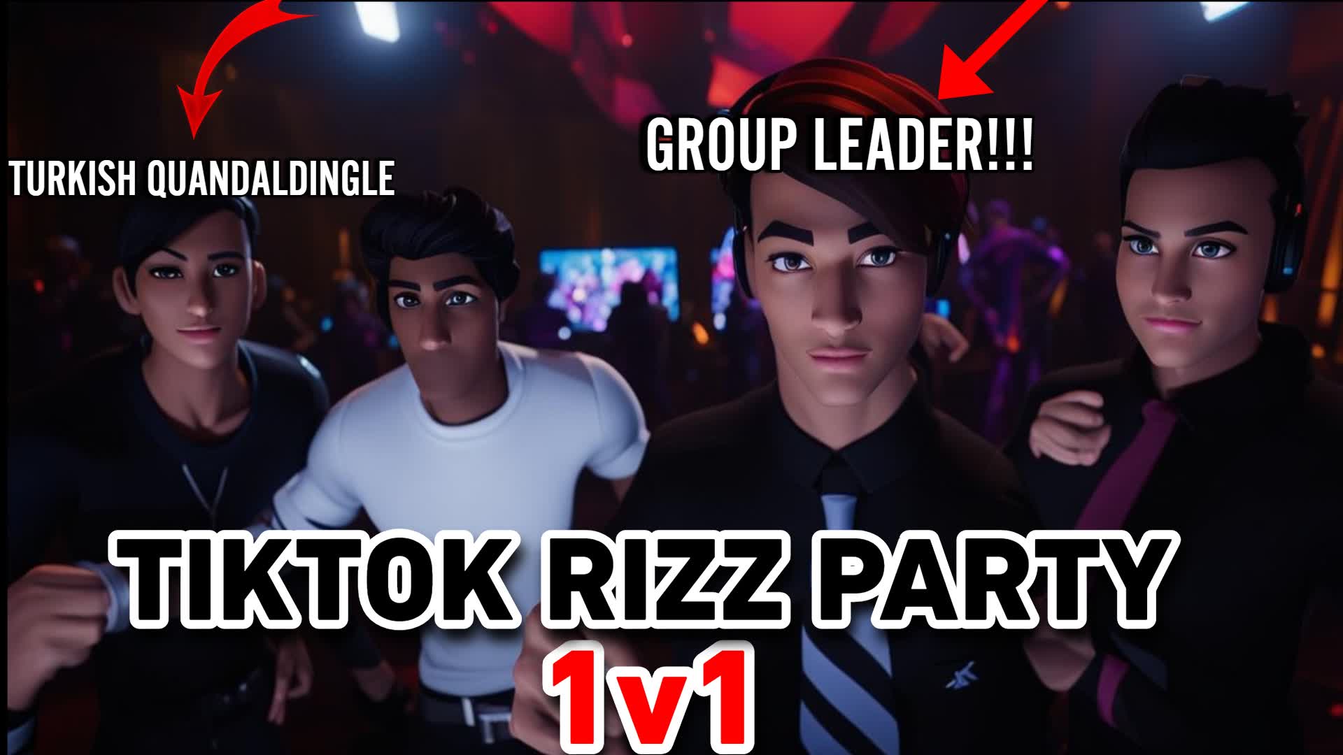 TIKTOK RIZZ PARTY - 1V1 🔥 4020-6751-7705 by olakei - フォートナイト