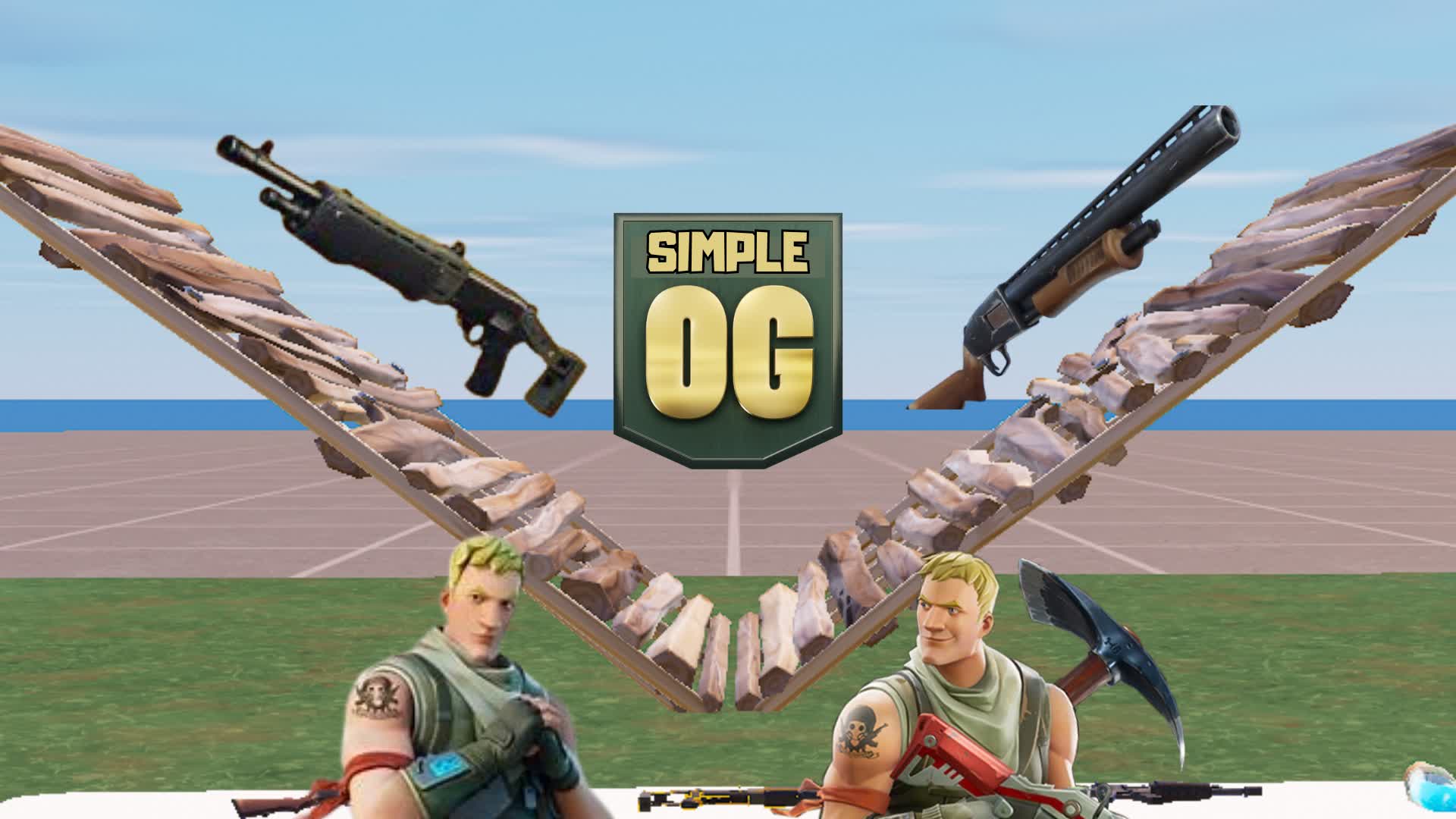 🎯 Simple OG 1v1 🏆 2101-2670-2828 by dealor - Fortnite Creative Map Code ...