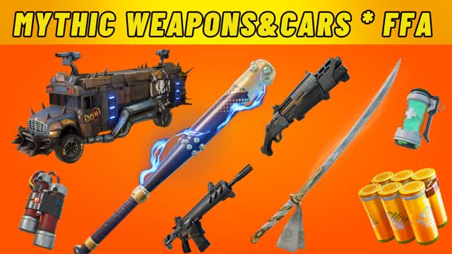 RACE MYTHIC CITY WEAPONS&CARS 2427-9641-1940 by ab_studios - Fortnite
