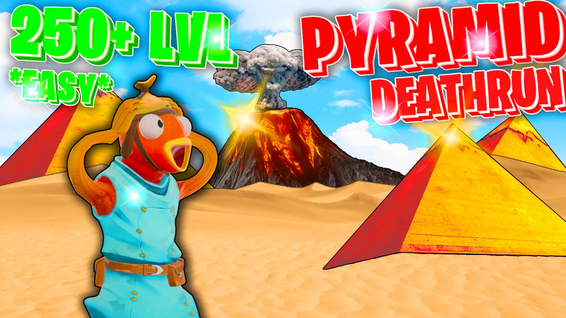 PYRAMID DEATHRUN 7430-1542-0293 by ximik - Fortnite Creative Map Code ...