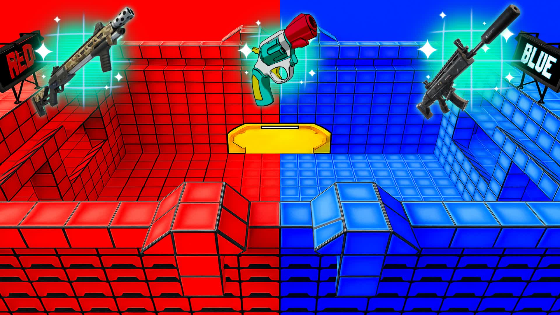 SUPER SIMPSON RED VS BLUE 🔴🔵 6874-2296-3186 by sep7 - Fortnite Creative ...