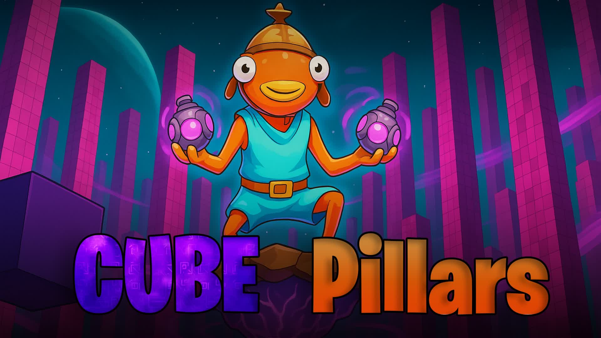 Cube Pillars 3940-8042-0757 من ابتكار uanyaa - Fortnite