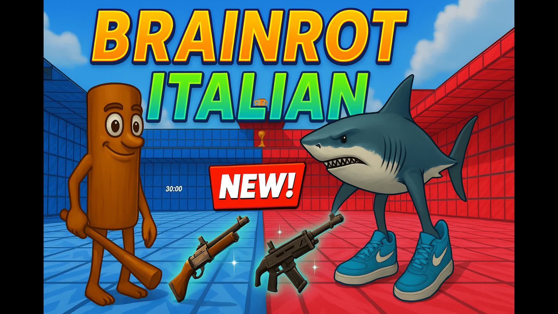 BRAINROT ITALIAN 🔴🔵 RED VS BLUE 2142-0857-4081 by spooky23 - Fortnite Creative Map Code ...